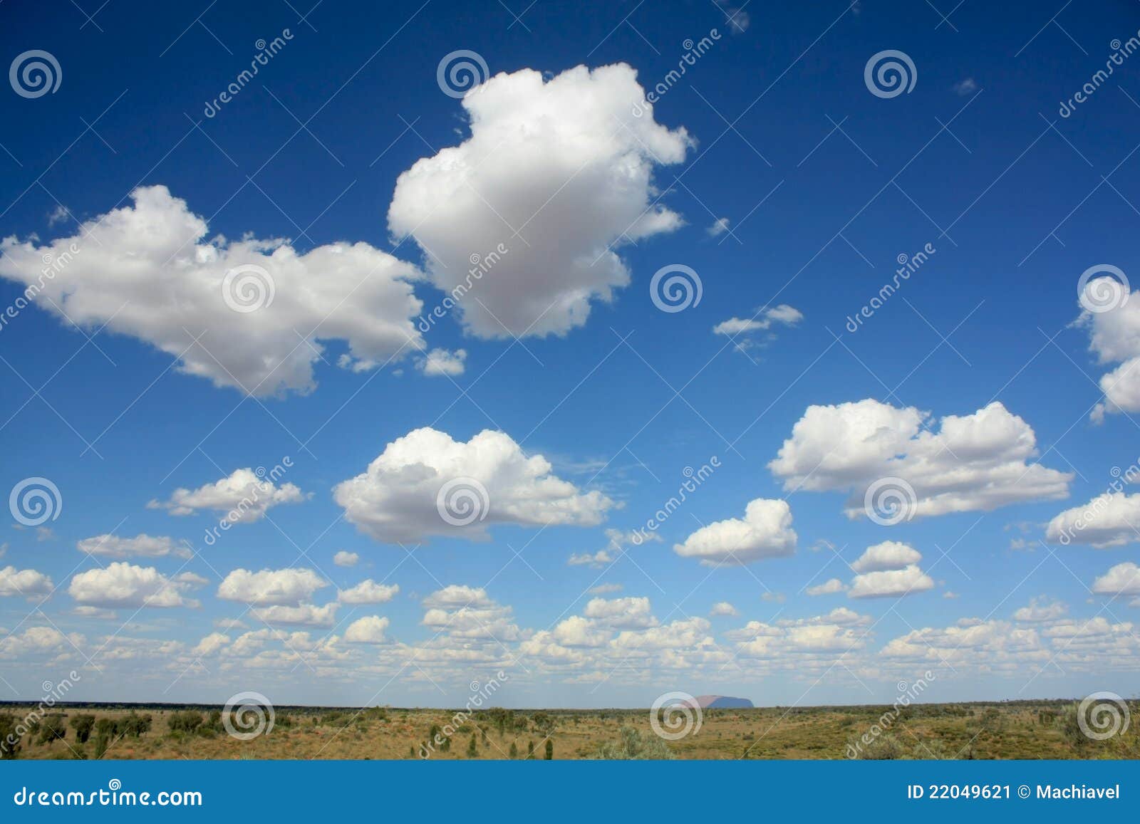 Uluru, Horizon and Clouds, Outback Australia Editorial Photo - Image of ...