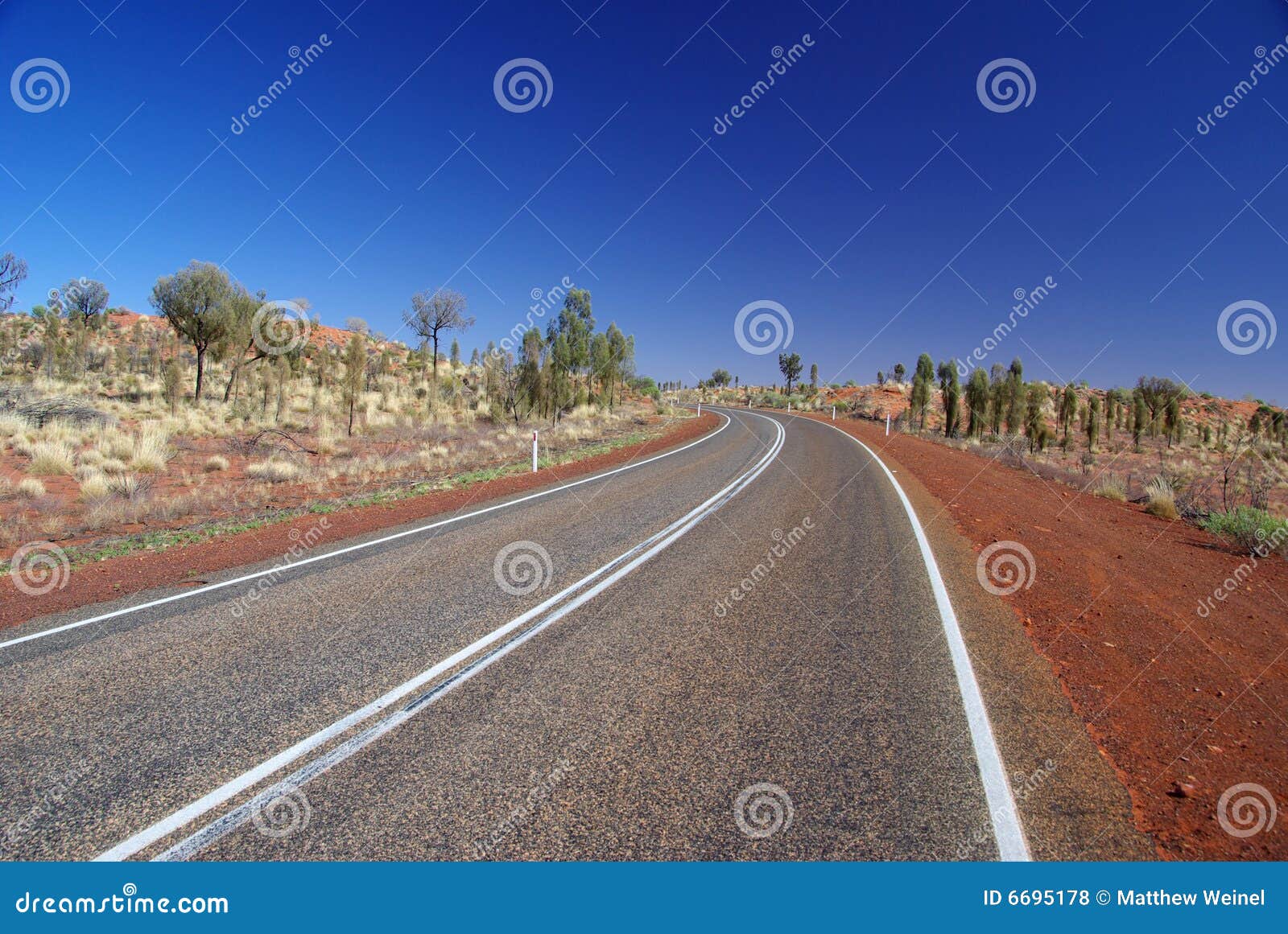 Uluru - Kata Tjuta Park Roadway Stock Photo - Image of kata, central ...