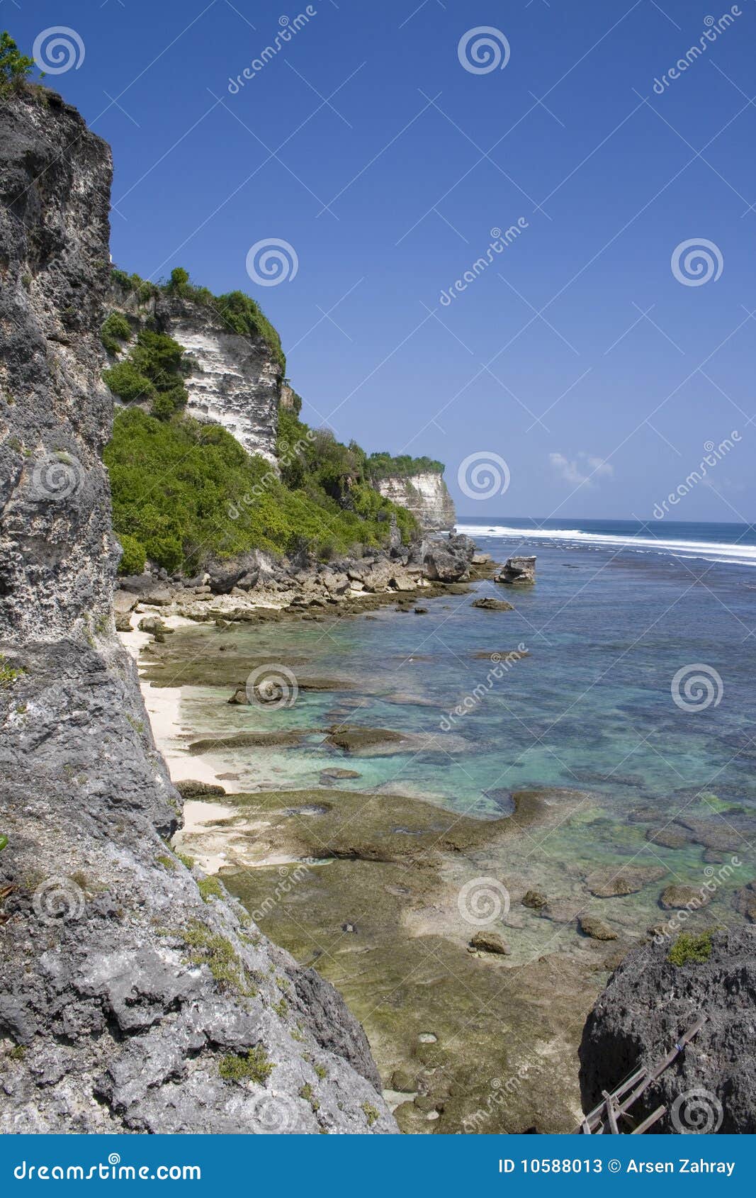 Uluwatu beach, bali stock image. Image of ocean, vacation - 10588013