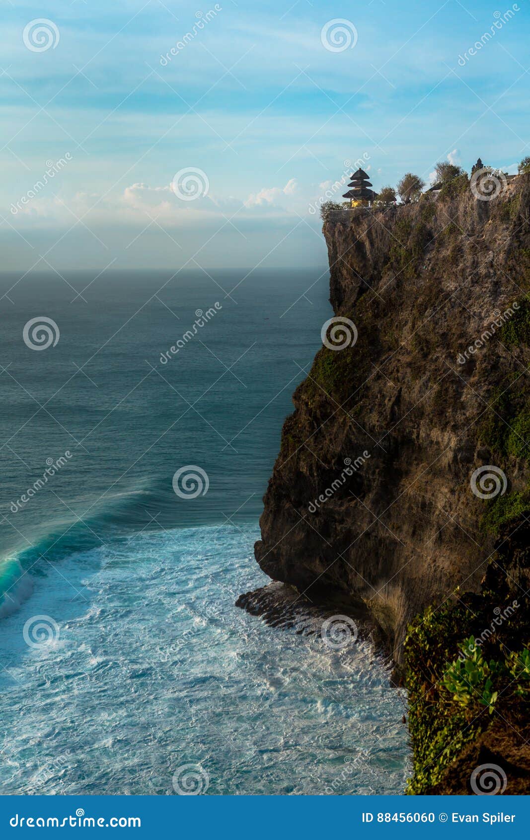 Uluwatu Cliffside Temple - Bali Stock Photo - Image of destination ...