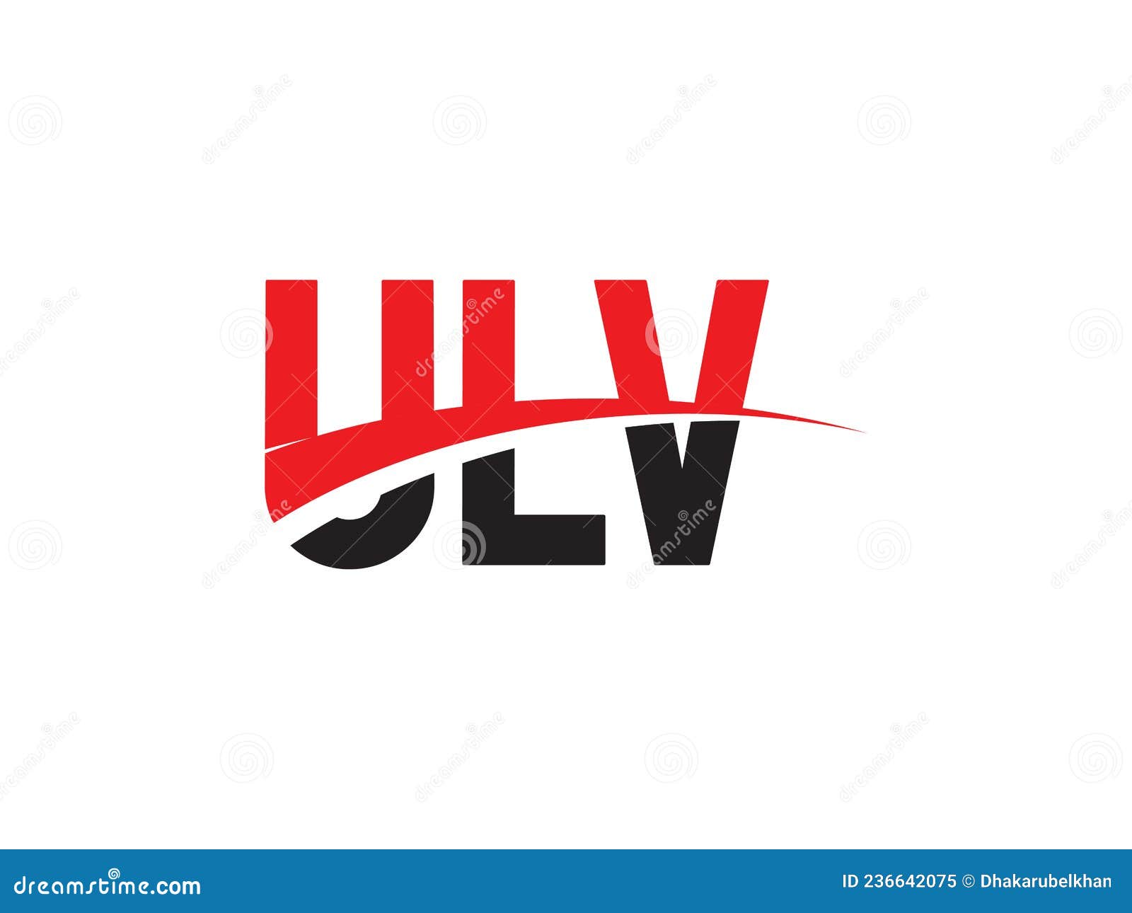 ULV Letter Initial Logo Design Vector Illustration Stock Vector ...