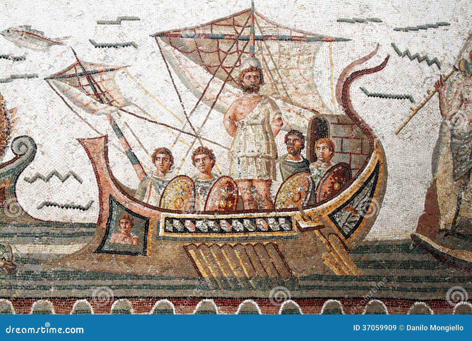 Ulysses mosaic editorial stock image. Image of ulysses - 37059909