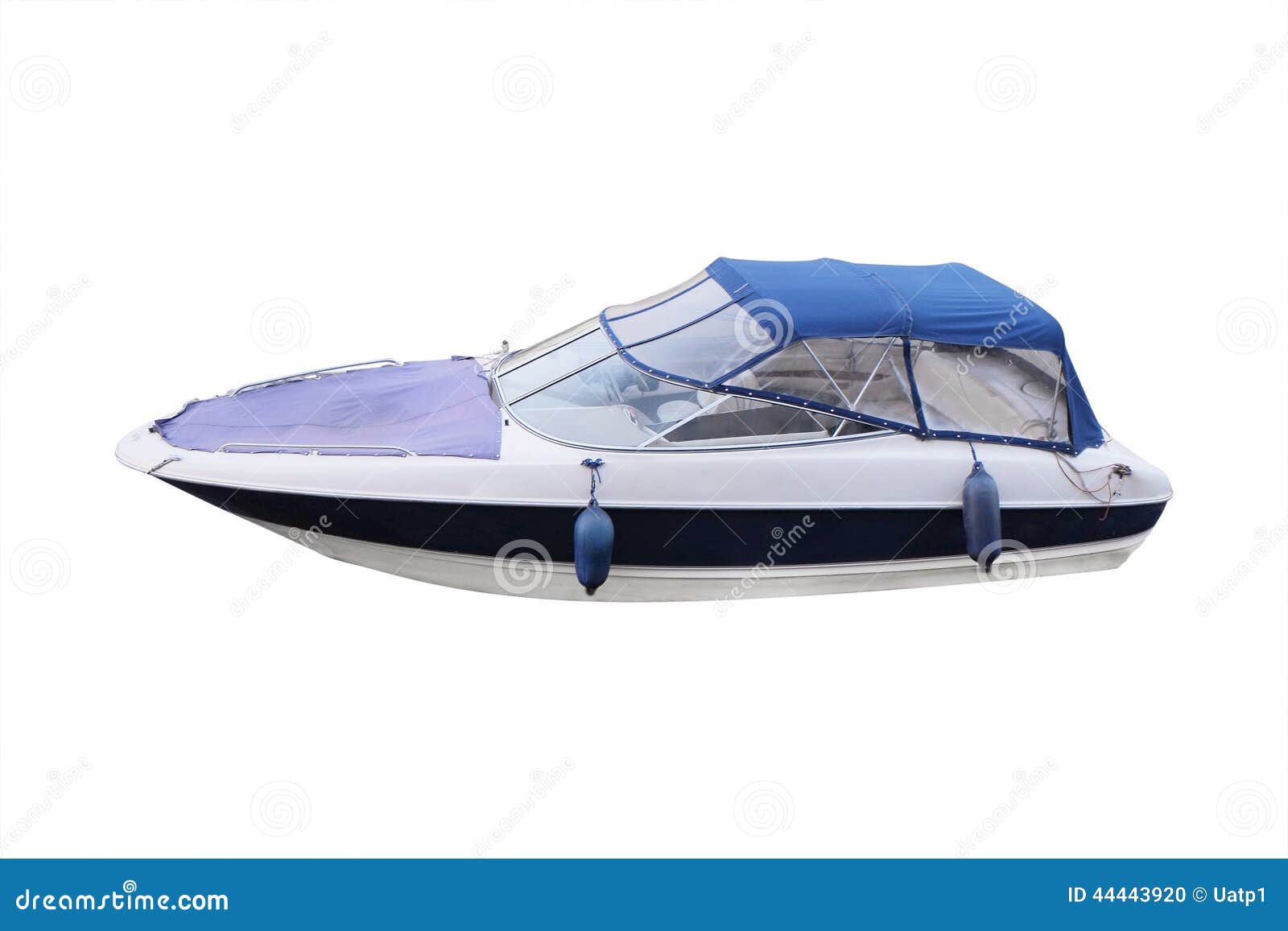 Um barco de motor foto de stock. Imagem de esportes, plataforma - 44443920