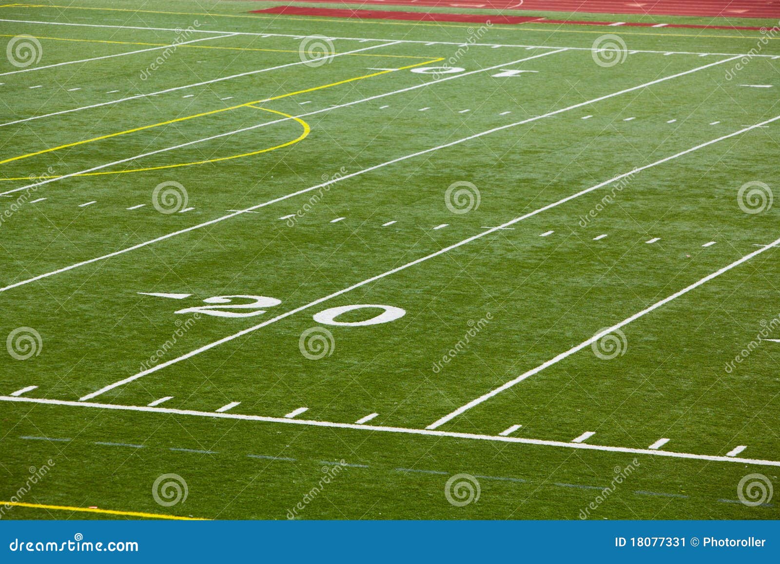 Um Campo De Futebol Do Relvado De Astro Imagem de Stock - Imagem de ...