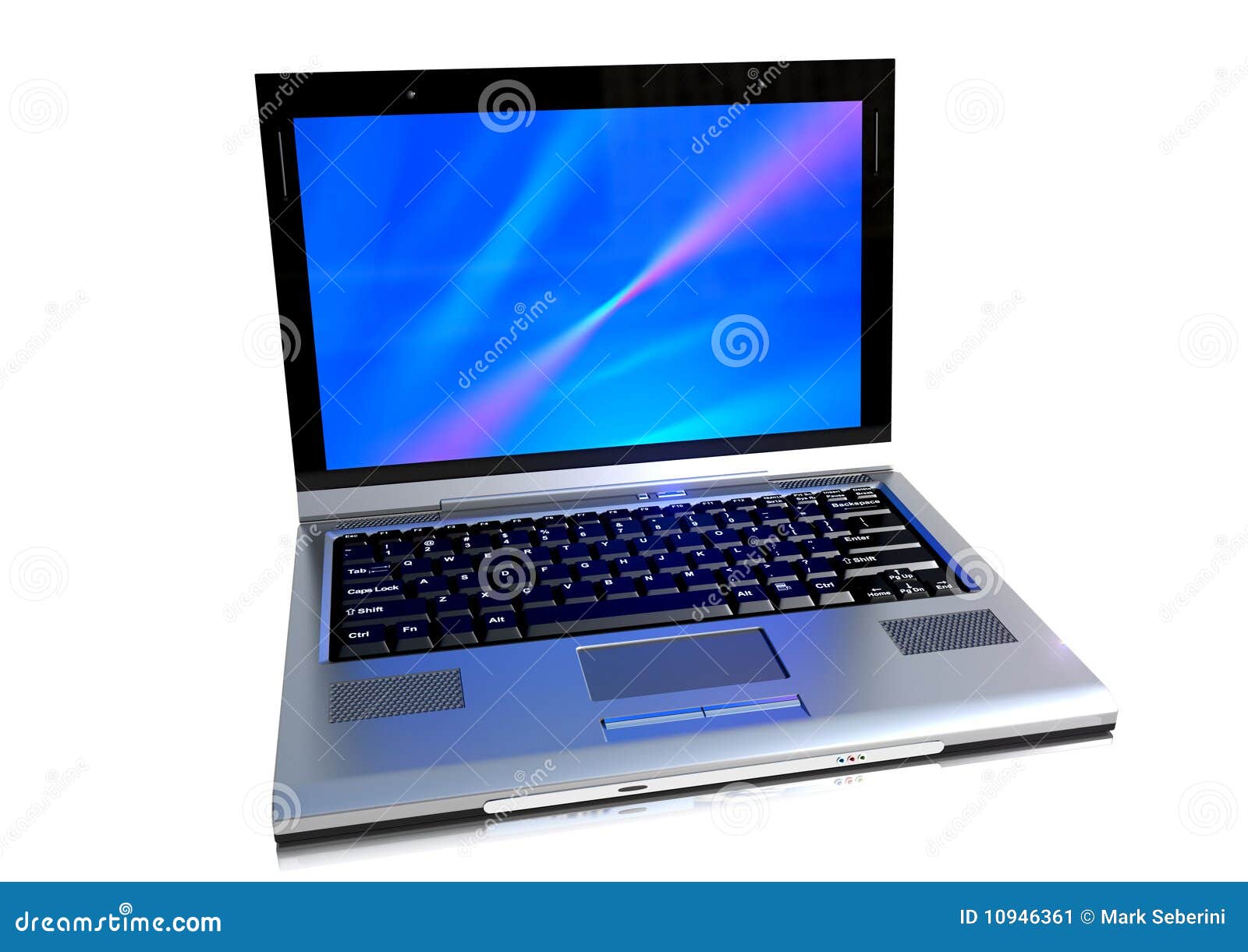 Um Computador Portátil Moderno Imagem de Stock - Imagem: 10946361