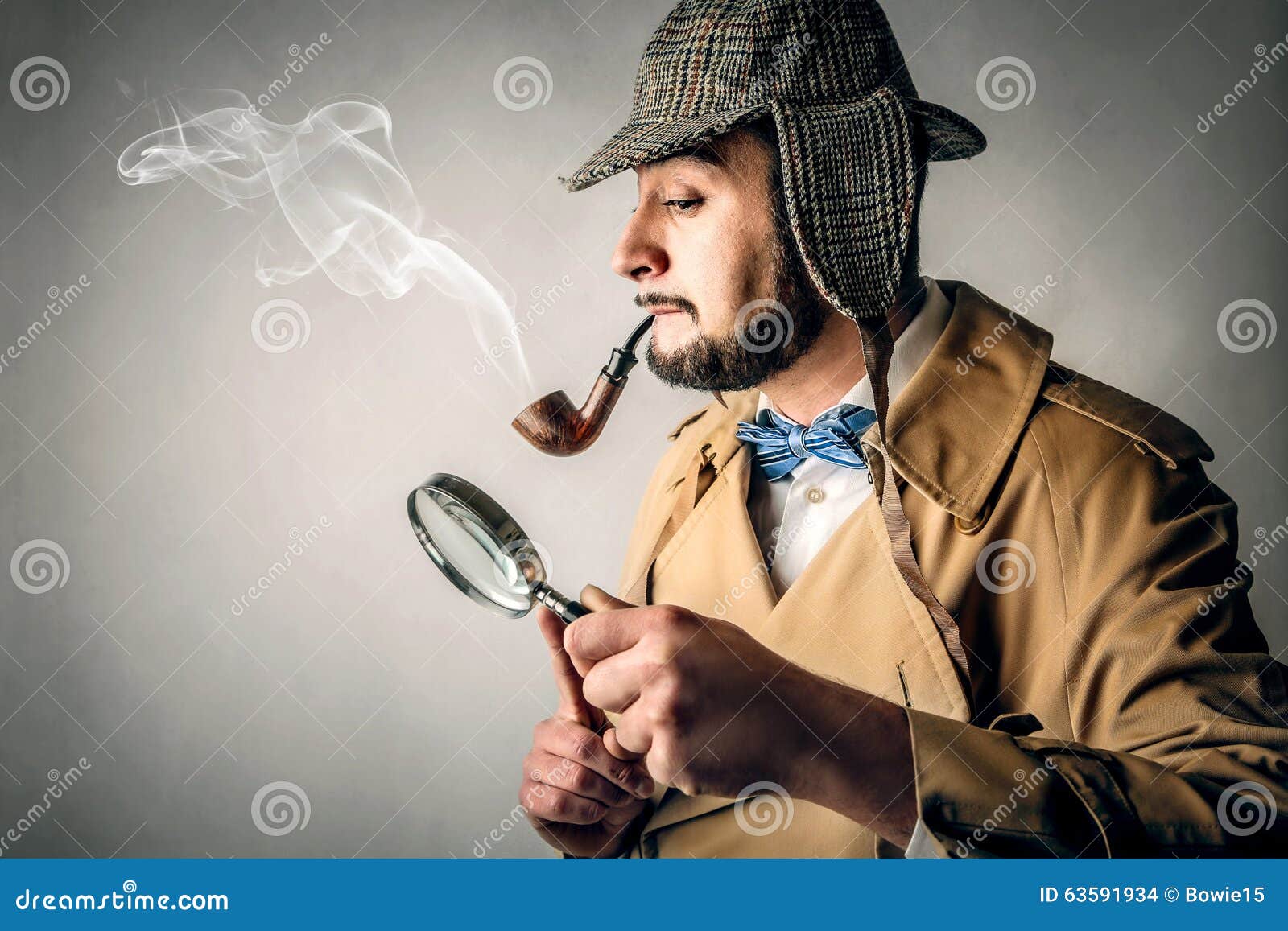 Um detetive sério foto de stock. Imagem de detalhe, retrato - 63591934