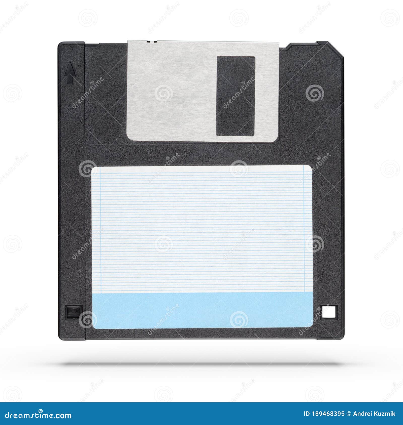 Um Disquete Ou Disquete De 35 Polegadas Isolado Em Branco Imagem de ...