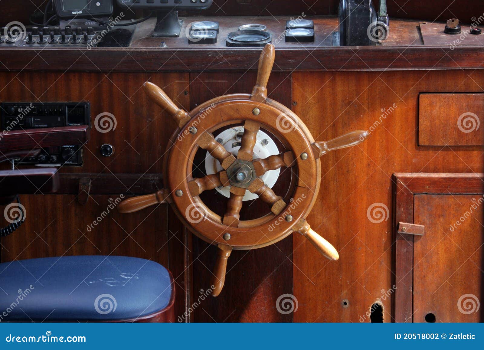 Um leme do navio foto de stock. Imagem de golpe, vela - 20518002