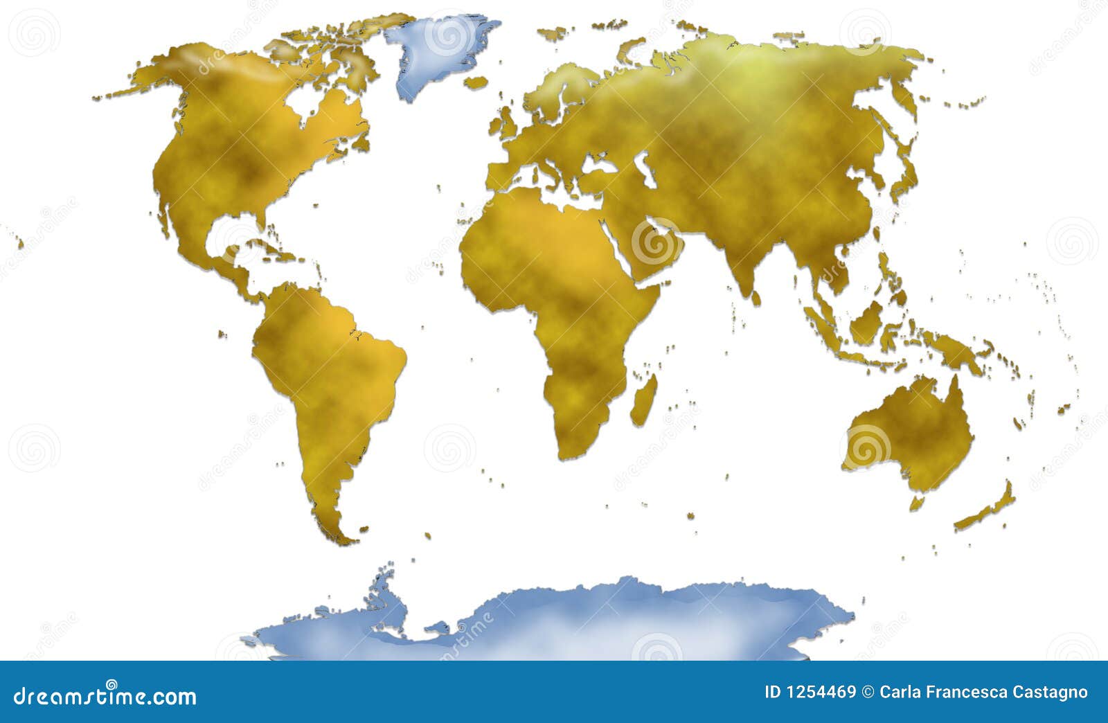 Um mapa completo do mundo ilustração stock. Ilustração de atlântico ...
