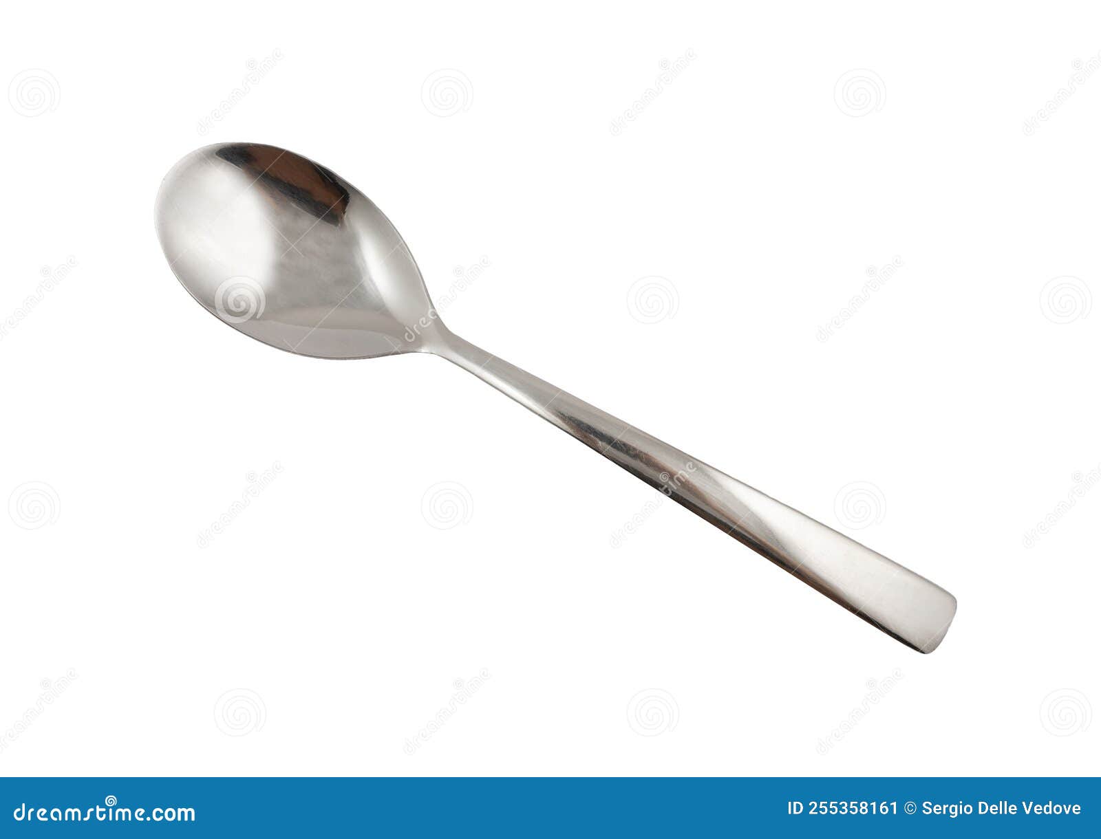 Uma colher imagem de stock. Imagem de dieta, vetor, metal - 255358161