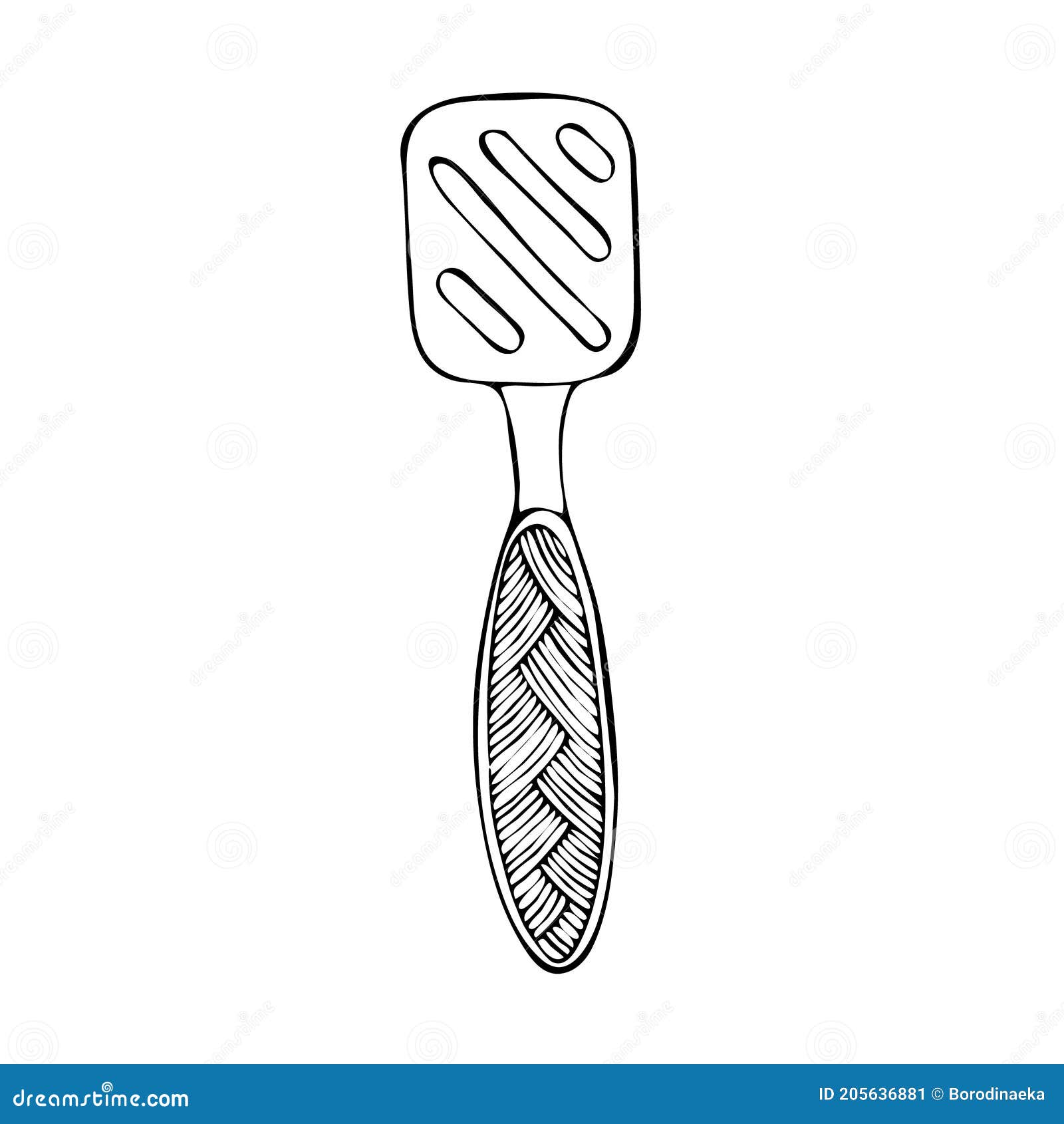 Uma Espátula Culinária Estilizada Com Um Punho Esculpido Lindamente ... Uma Espátula Culinária Estilizada Com Um Punho Esculpido Lindamente ...
