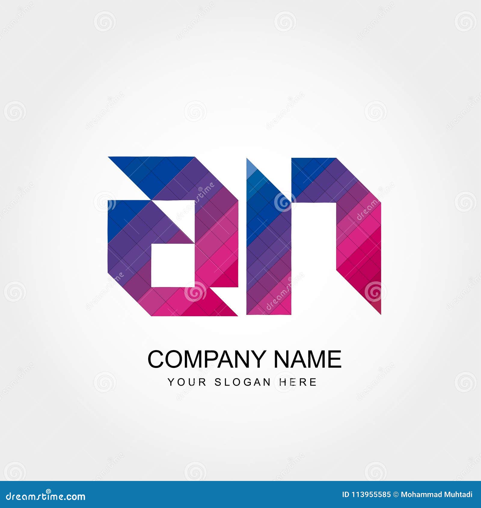 Uma letra Logo Design ilustração do vetor. Ilustração de letras - 113955585