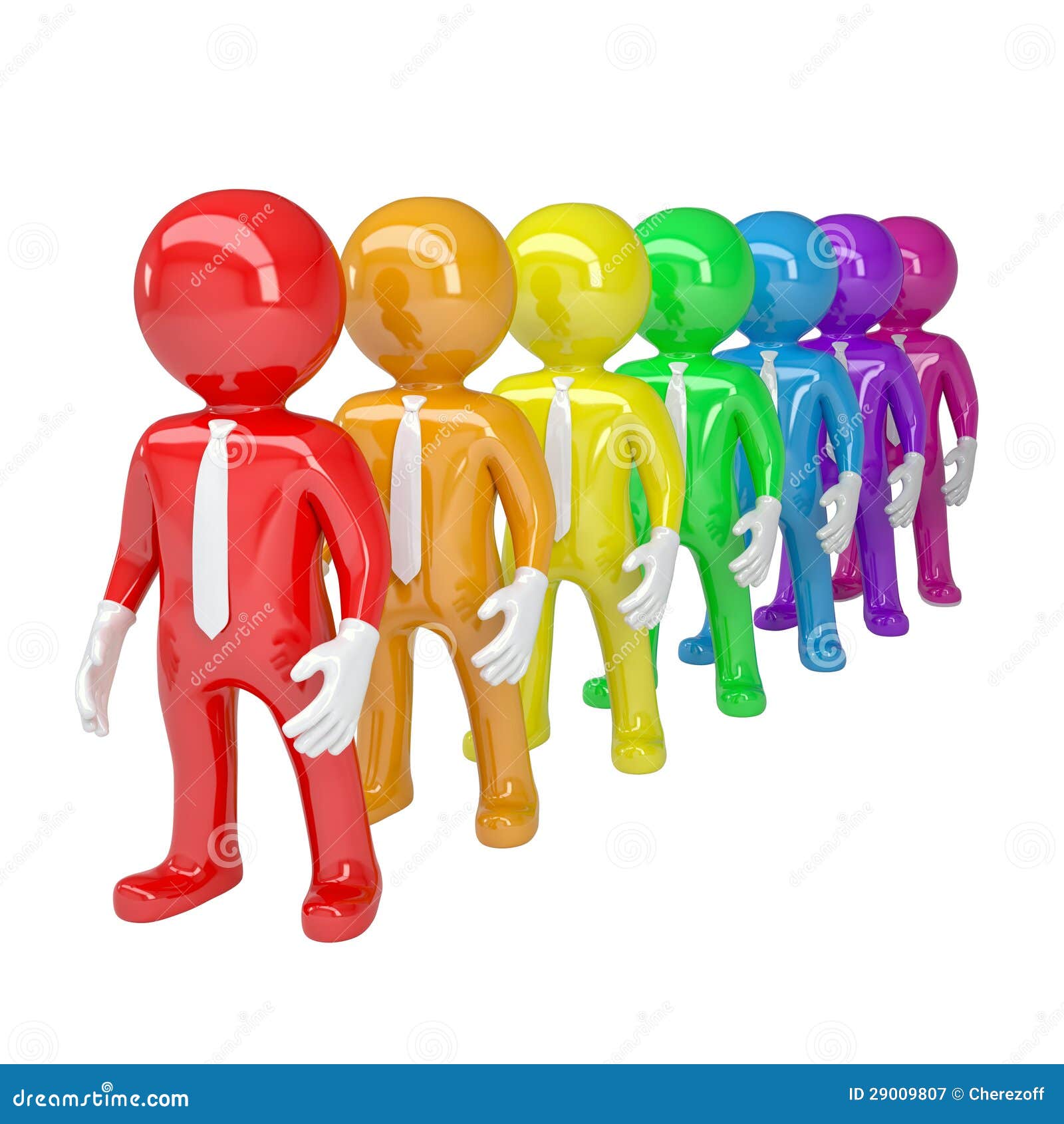 Uma linha de pessoa de cor ilustração stock. Ilustração de social ...