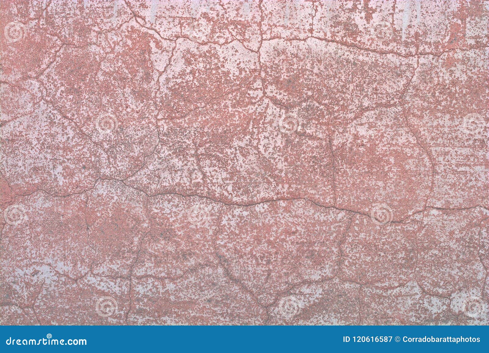 Uma Parede Cor-de-rosa Velha Com Quebras Imagem de Stock - Imagem de ...