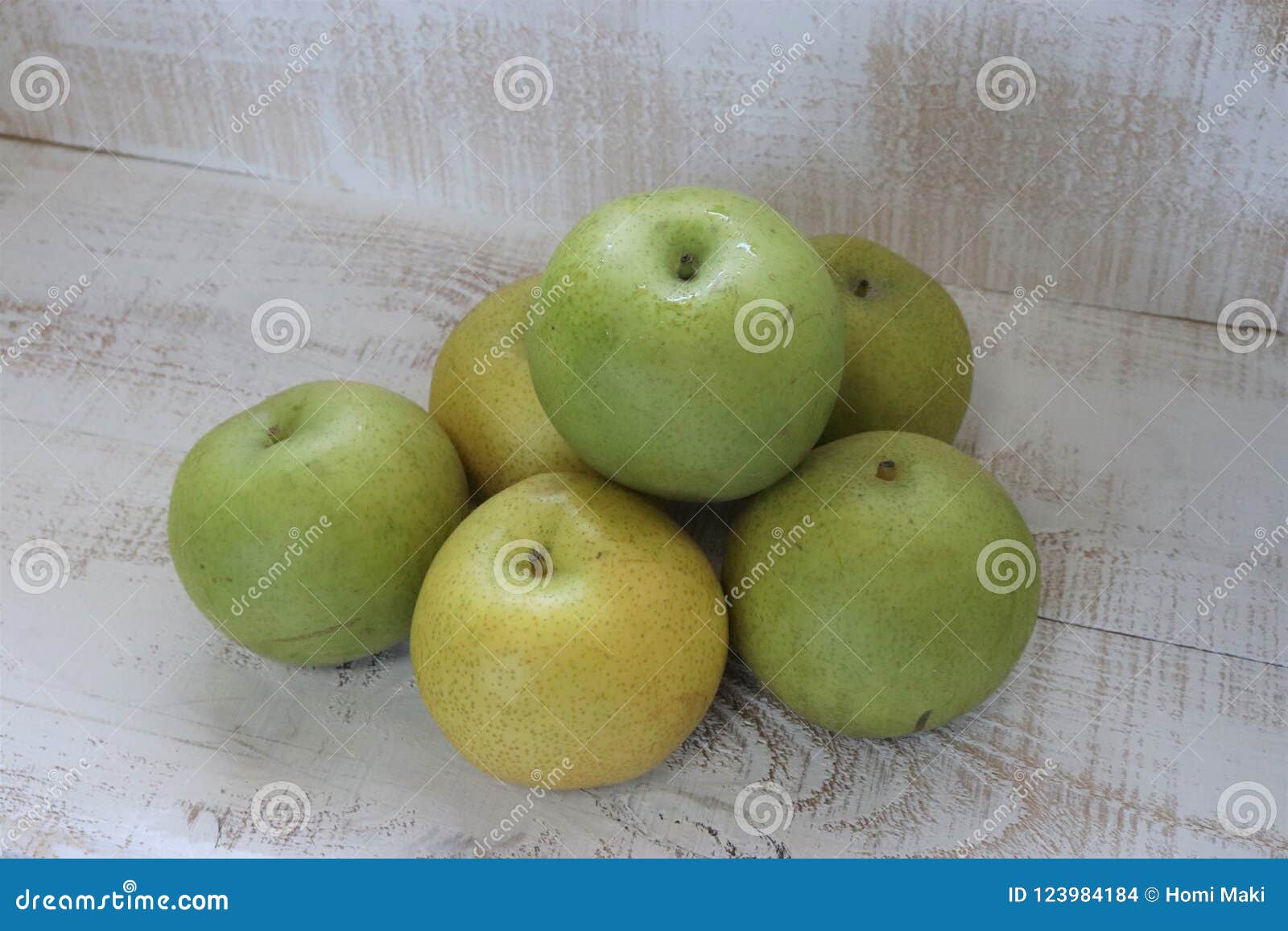 Uma Pera Japonesa, Pera De Nashi Foto de Stock - Imagem de rico, seja ...