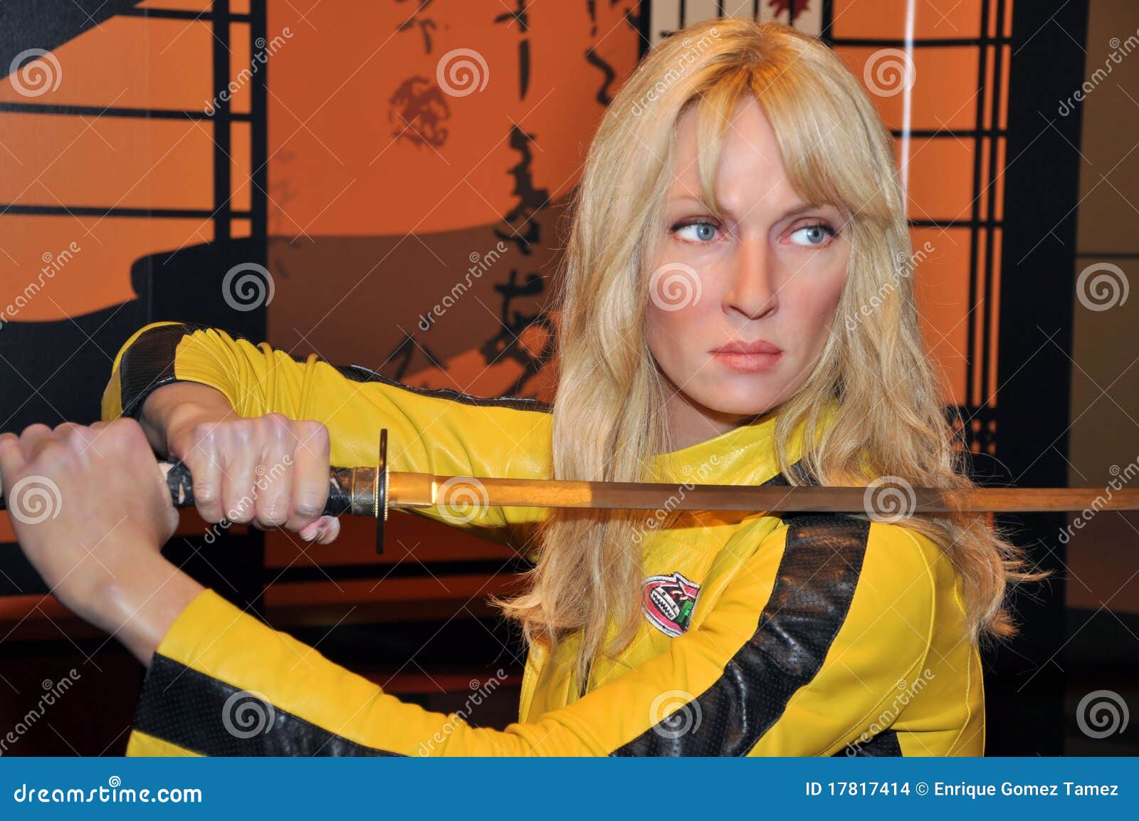 Uma Thurman editorial stock image. Image of statue, portrait - 17817414