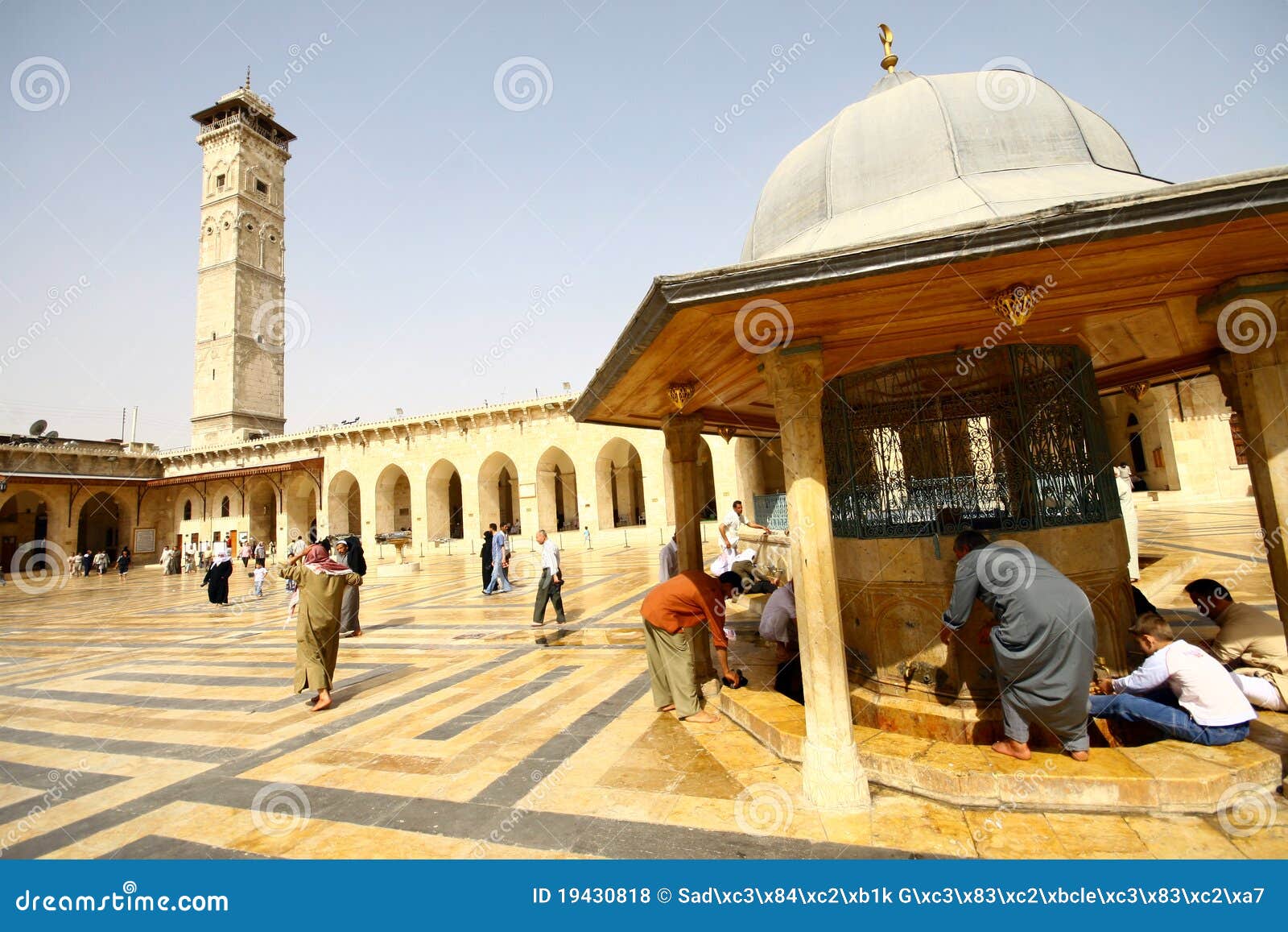 Umayyad Mosque editorial stock photo. Image of syria - 19430818