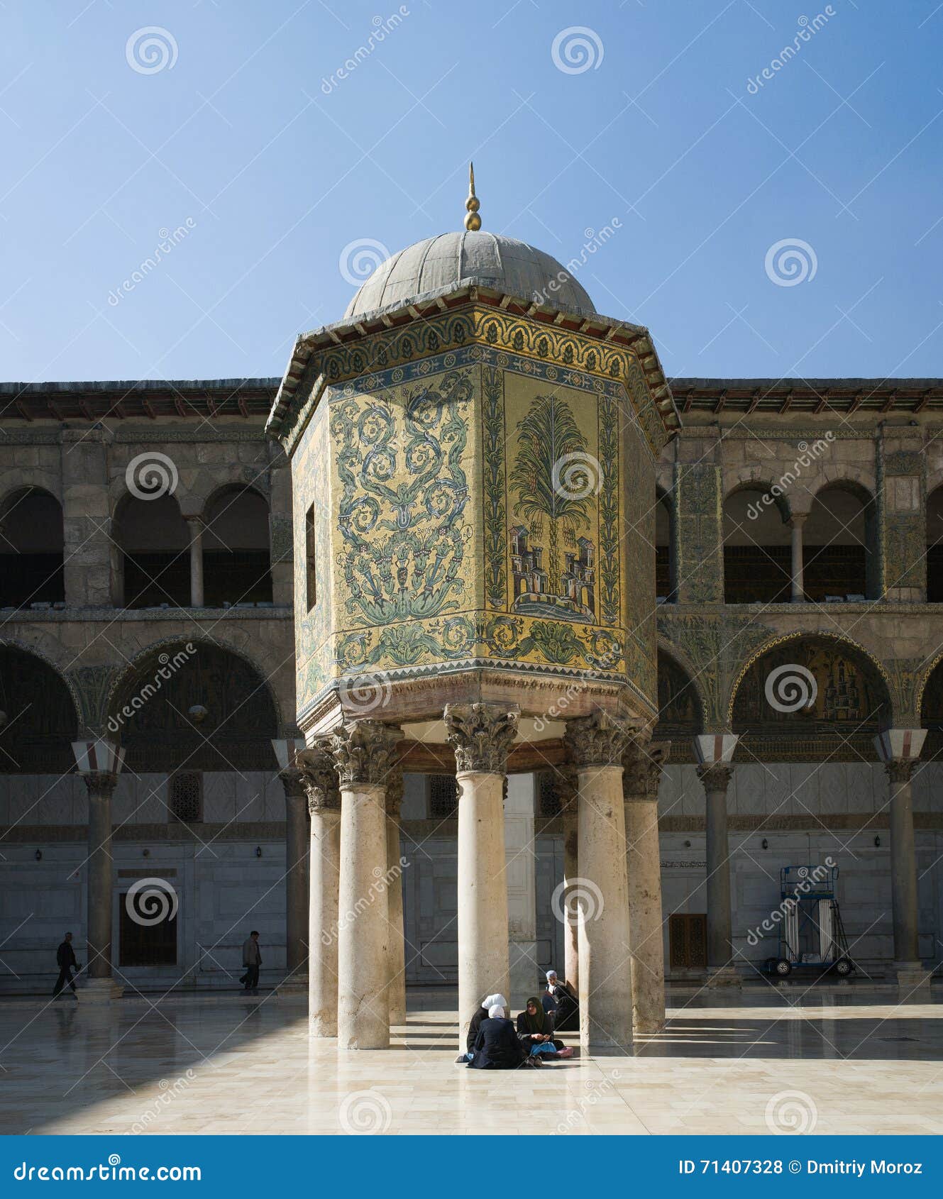 Umayyad Mosque in Damascus editorial stock photo. Image of damascus ...