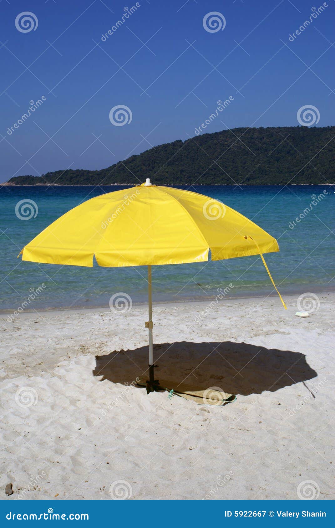 Umbrella stock image. Image of tourist, island, sand, shadow - 5922667