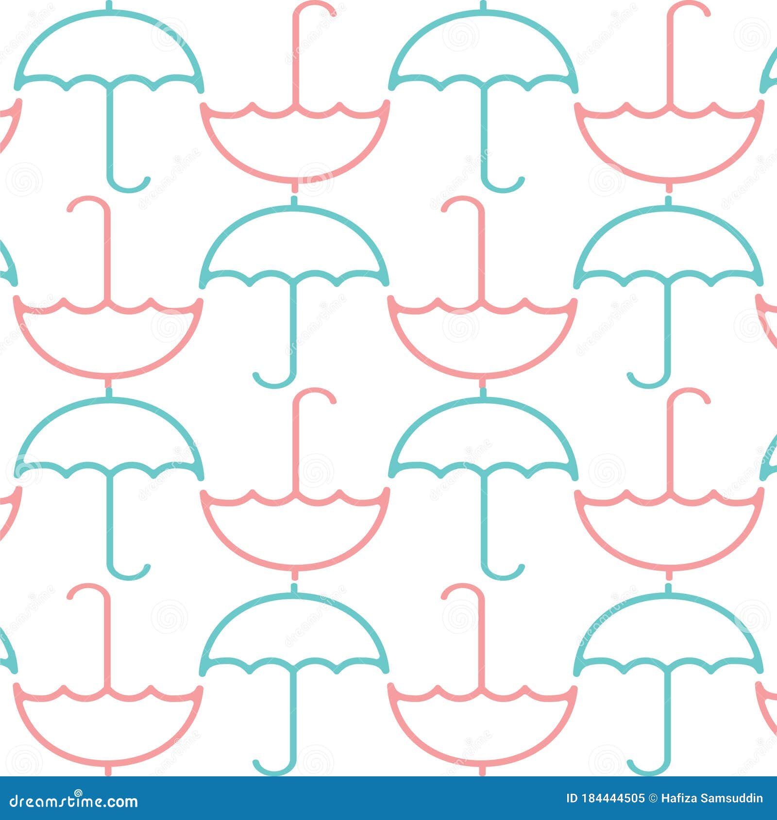 Umbrella Background. Vector Illustration Decorative Background Design ...