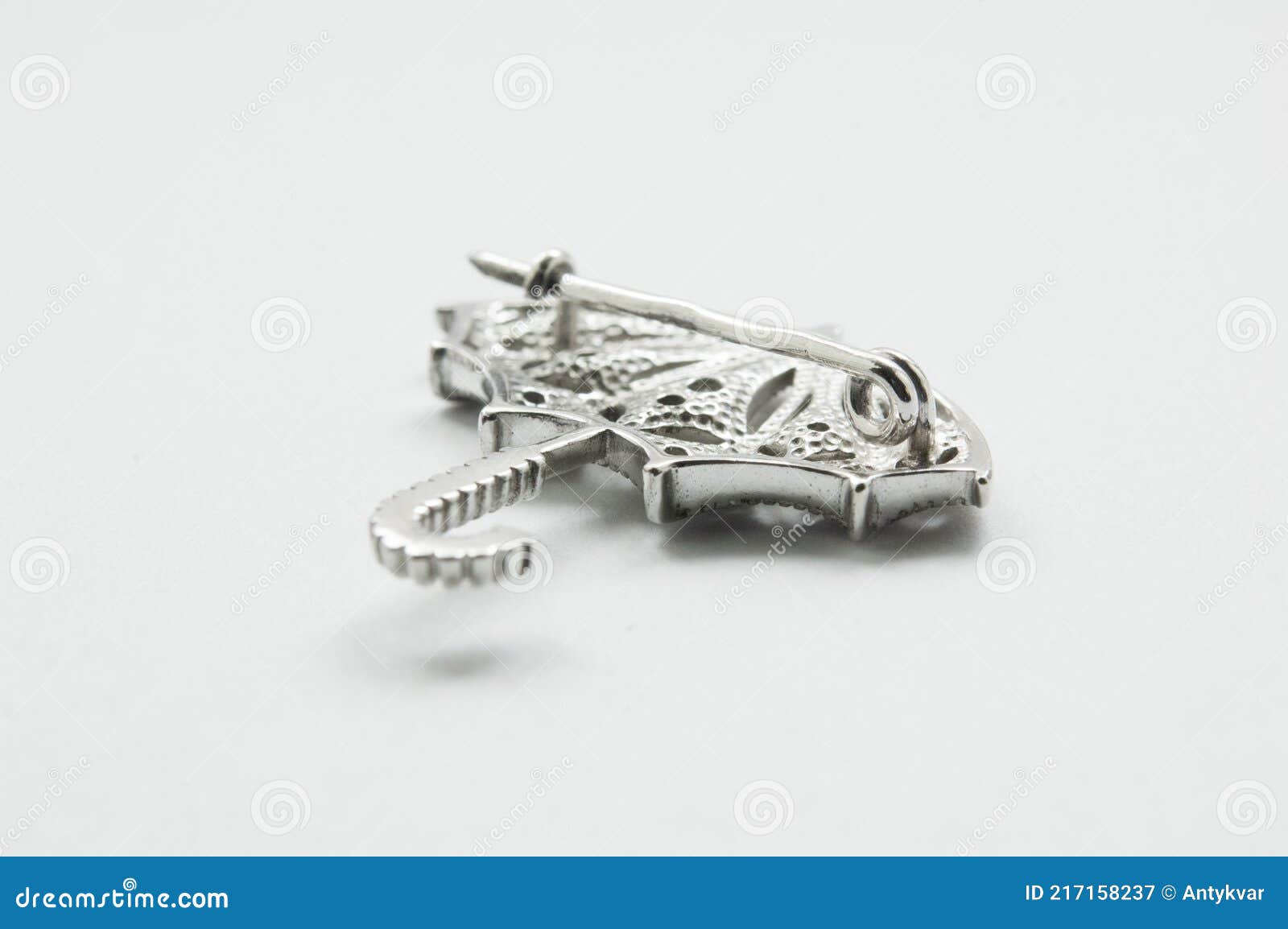 Umbrella brooch back view stock image. Image of glamour - 217158237