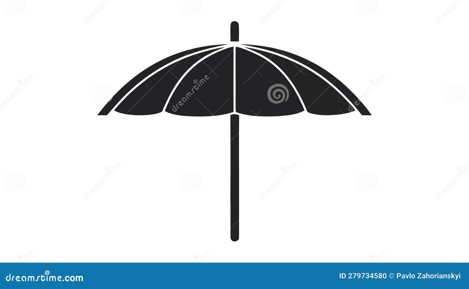 Umbrella Icon for Graphic Design Projects. Logo, Vector Icon Isolated ...