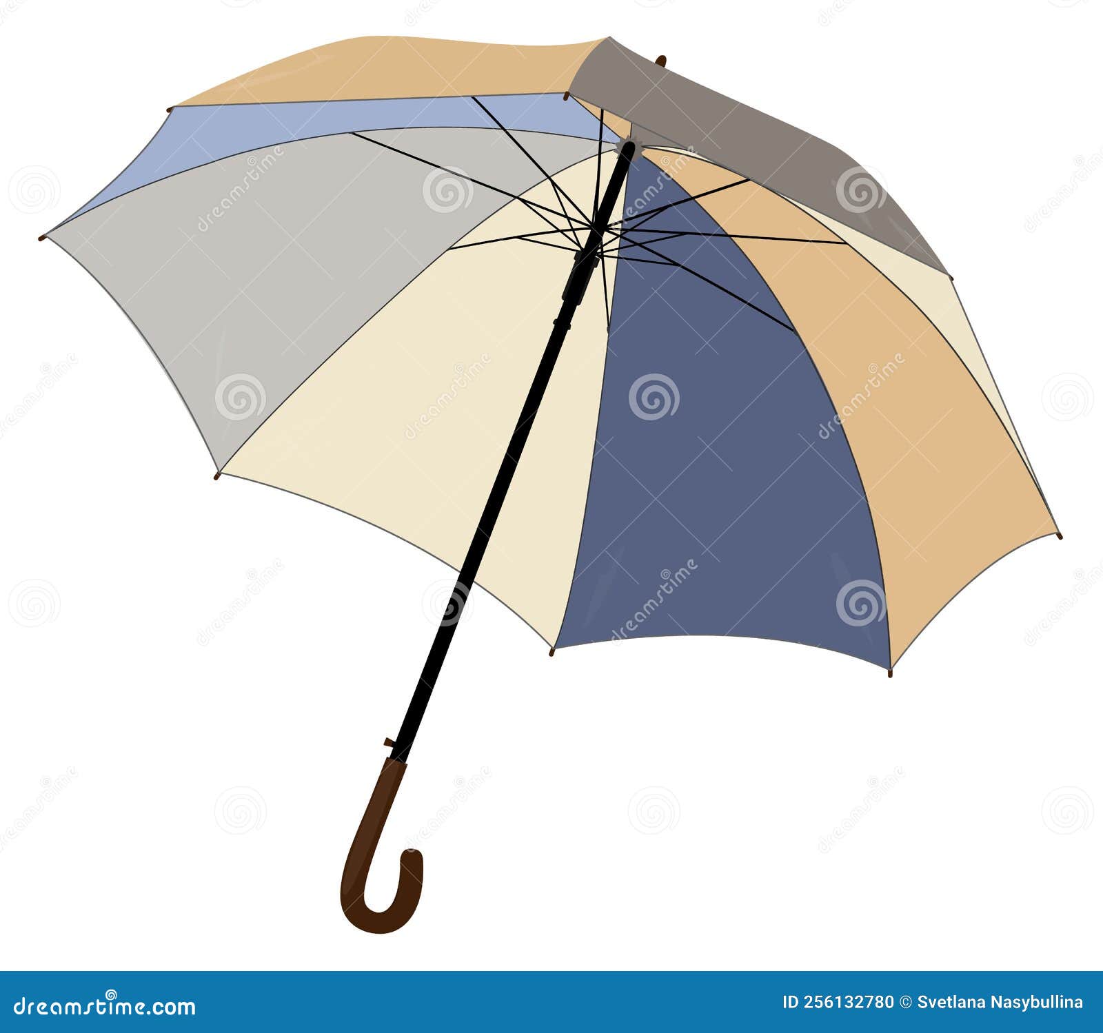 Umbrella Isolated Vector Illustration Stock Vector - Illustration of ...