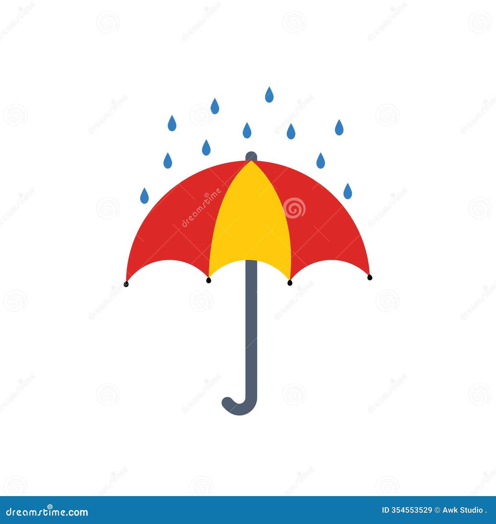 Umbrella Logo Design Vector Illustration | CartoonDealer.com #194082512