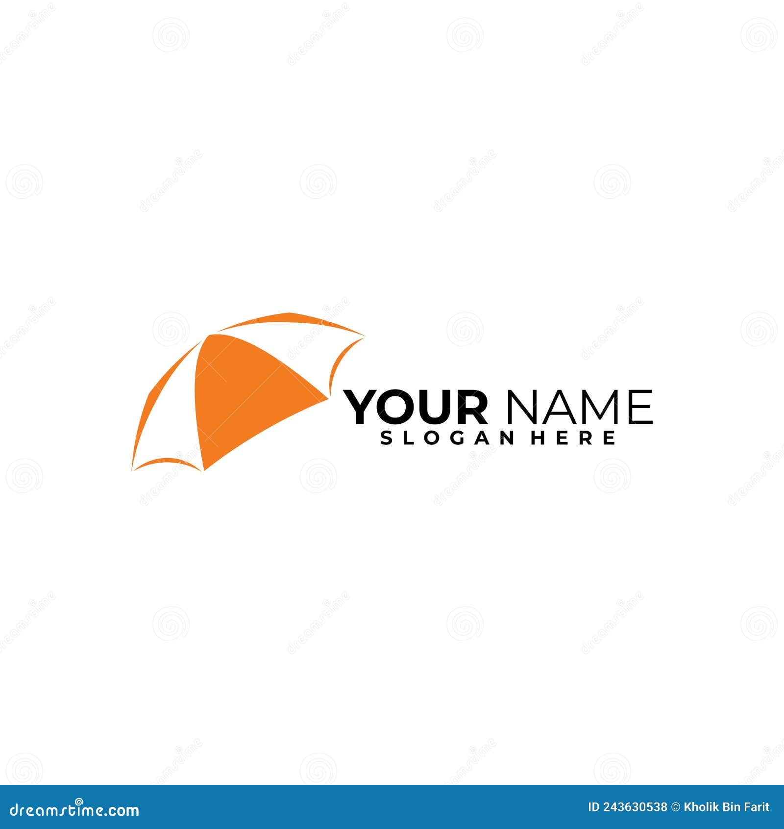 Umbrella Logo Vector Design Template Stock Vector - Illustration of ...