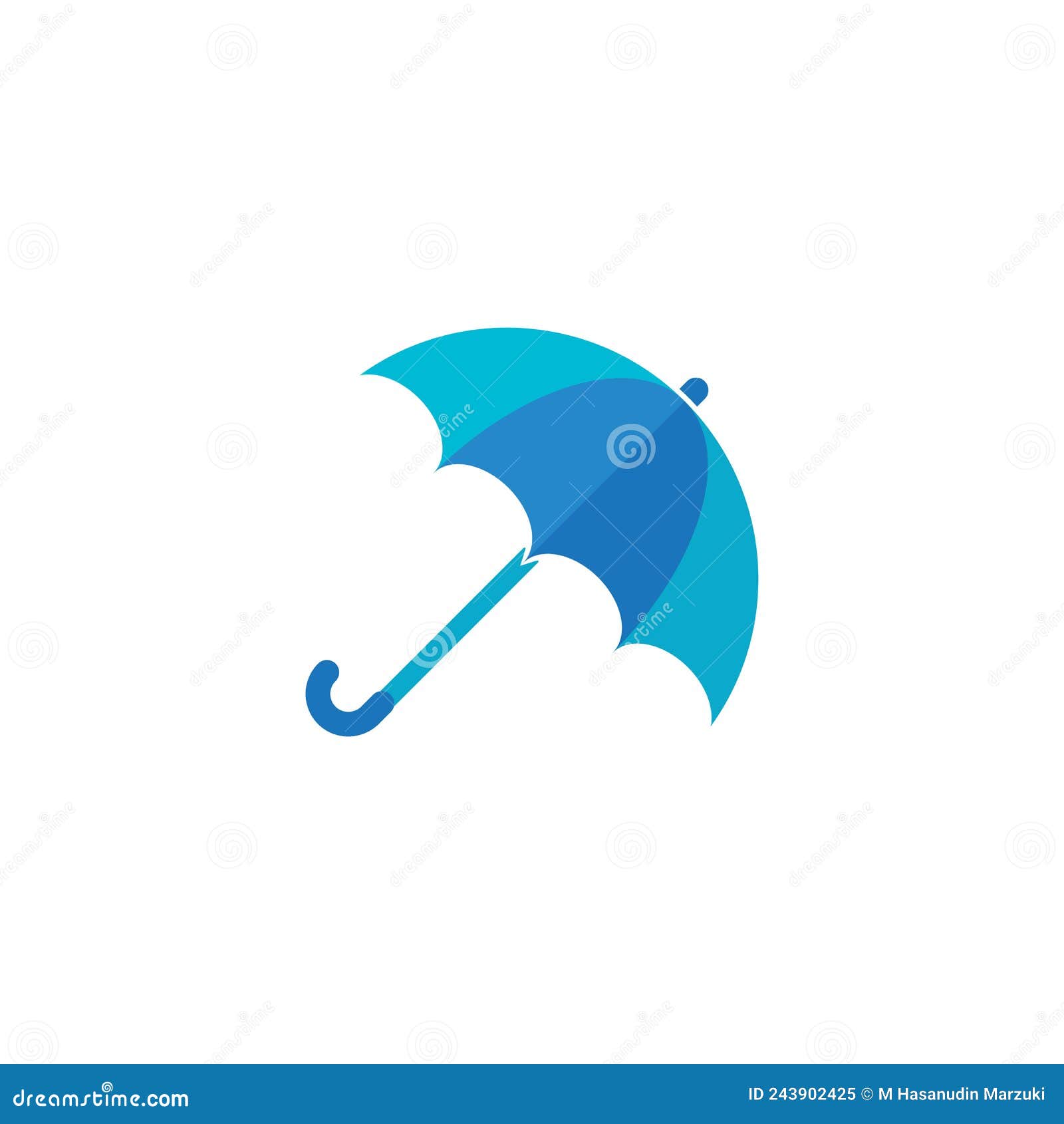 Umbrella logo vector stock vector. Illustration of rain - 243902425