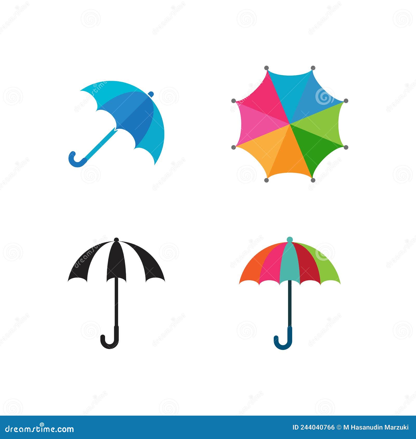 Umbrella logo vector stock vector. Illustration of protect - 244040766