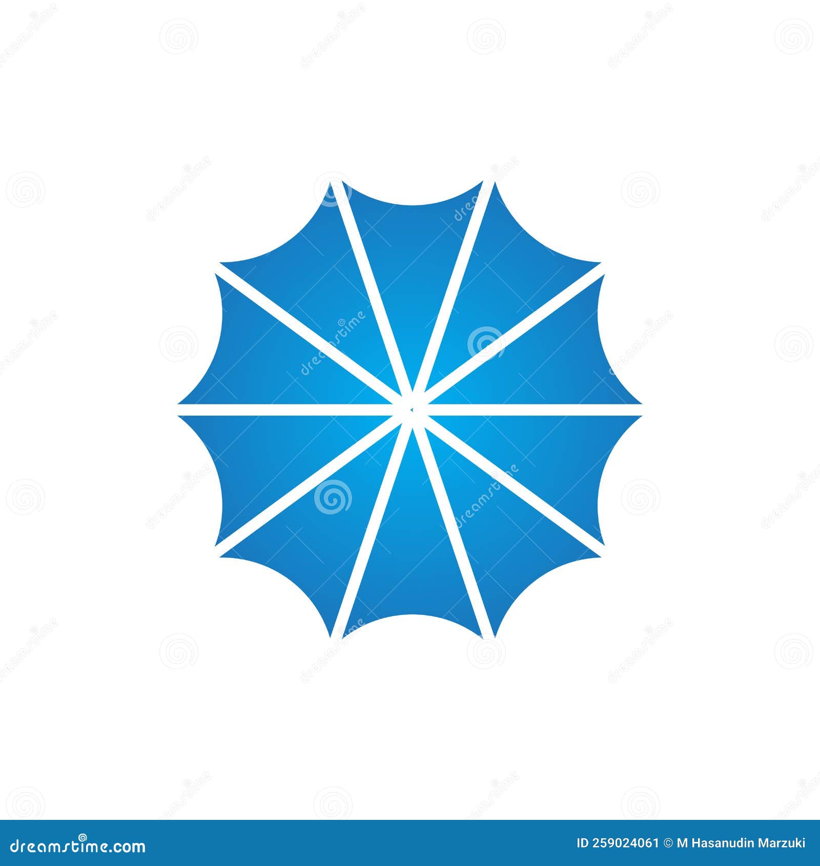 Umbrella logo vector stock illustration. Illustration of black - 259024061
