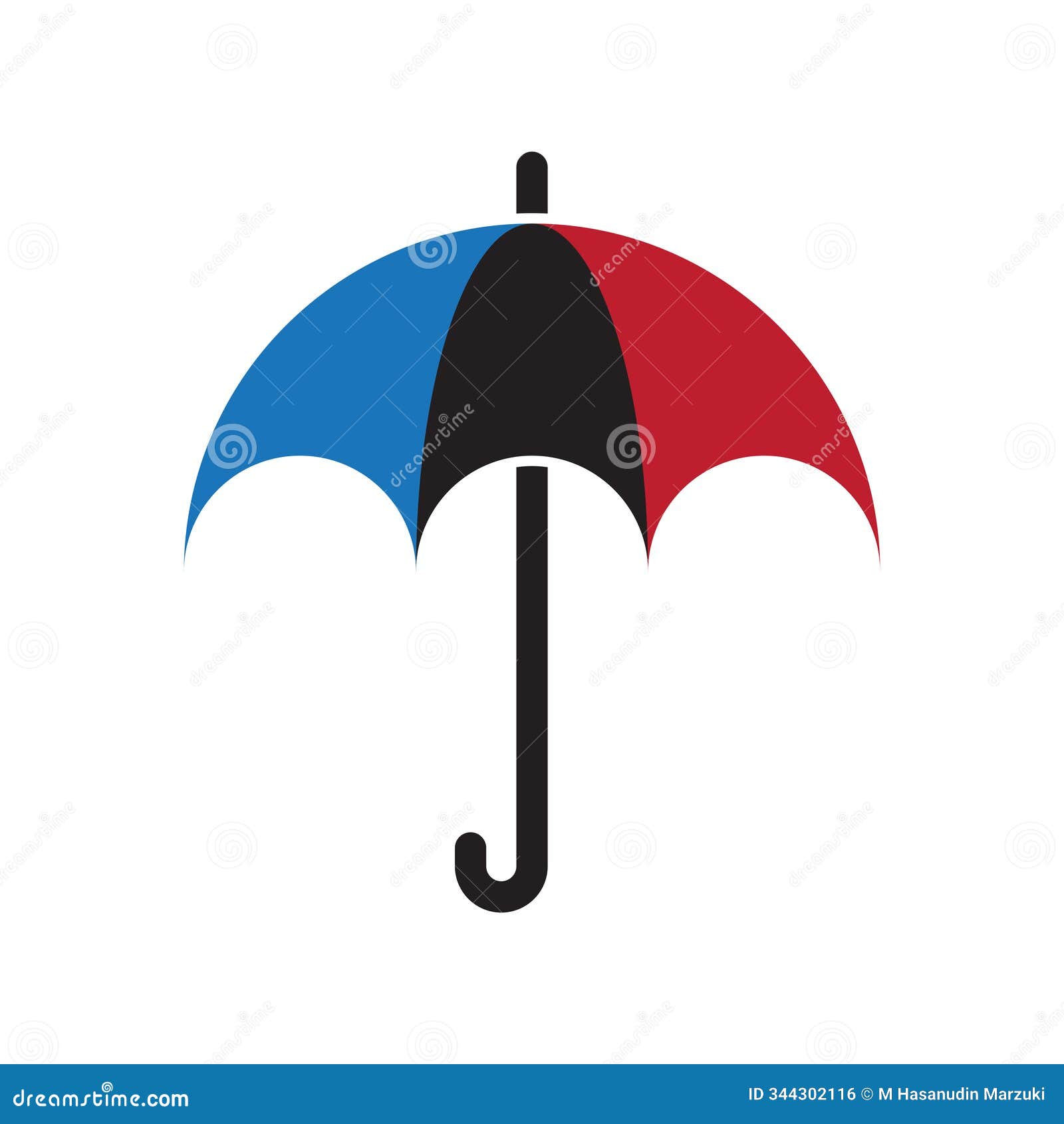 Umbrella Logo Vector Template Stock Vector - Illustration of white ...