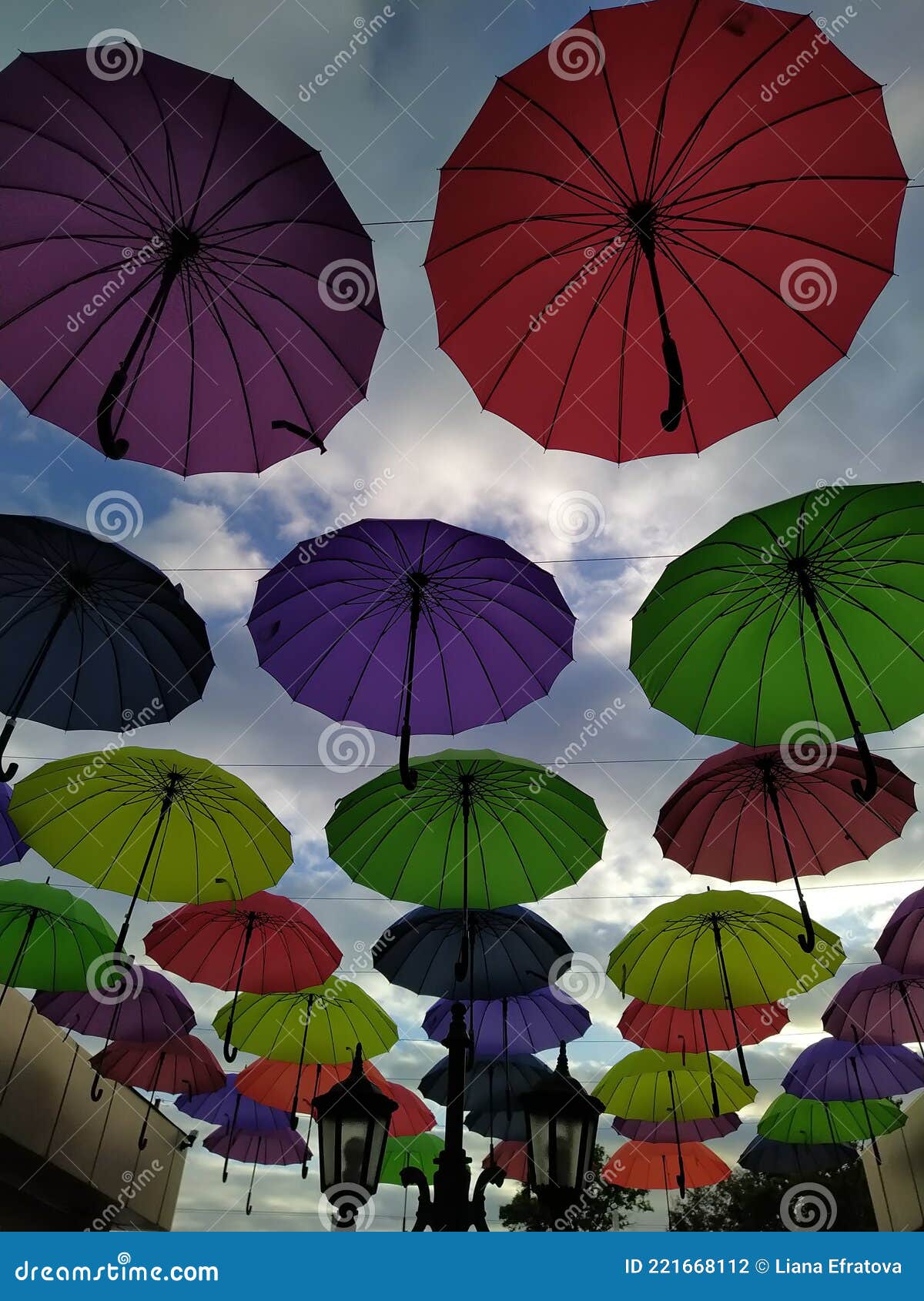 Umbrella multi colour stock photo. Image of circle, organ - 221668112