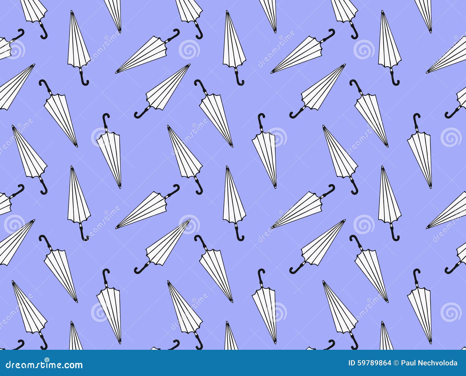 Umbrella Pattern stock illustration. Illustration of umbrella - 59789864