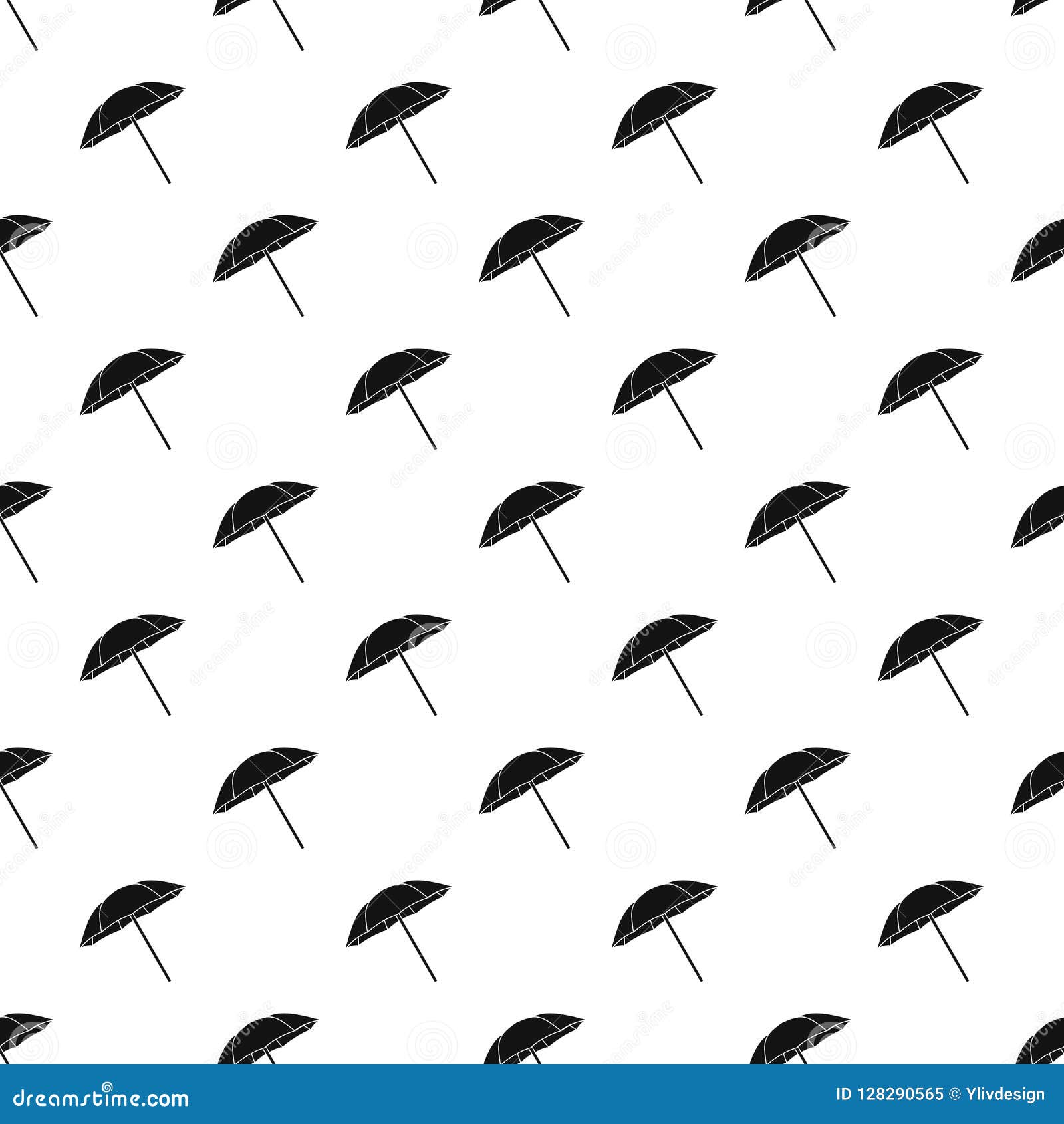Umbrella Pattern, Simple Style Stock Illustration - Illustration of ...