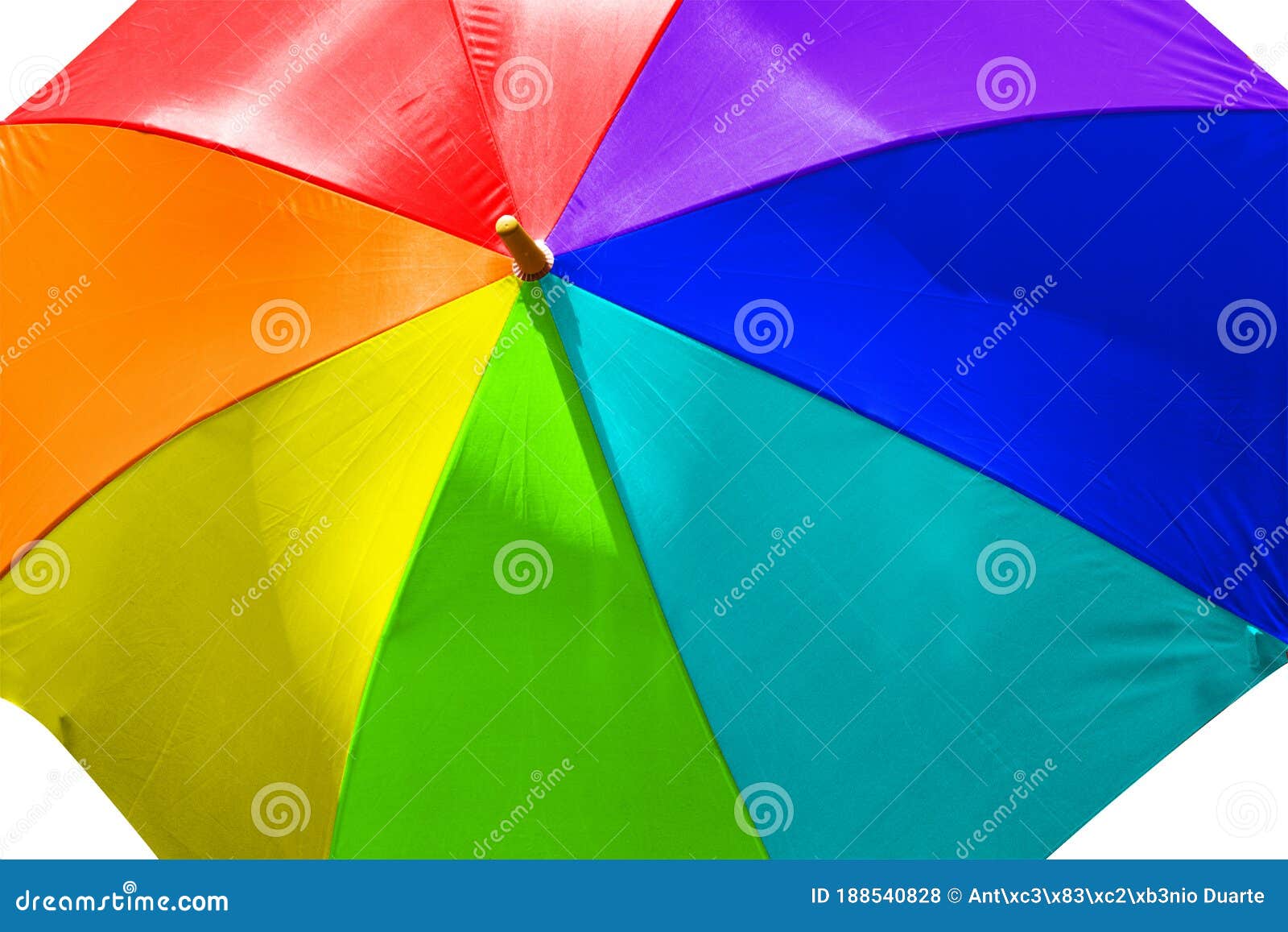 Umbrella in Rainbow Colors. Stock Photo - Image of rainy, trendy: 188540828