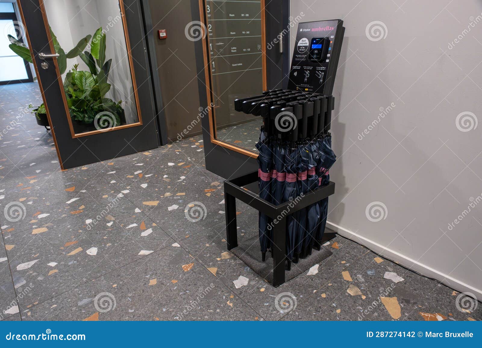 Umbrella-Sharing Service in Antwerp Editorial Photography - Image of ...