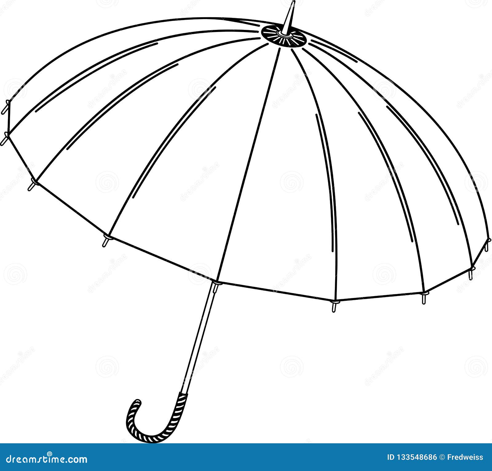 Umbrella Vector Illustration Stock Vector Illustration Of Protect