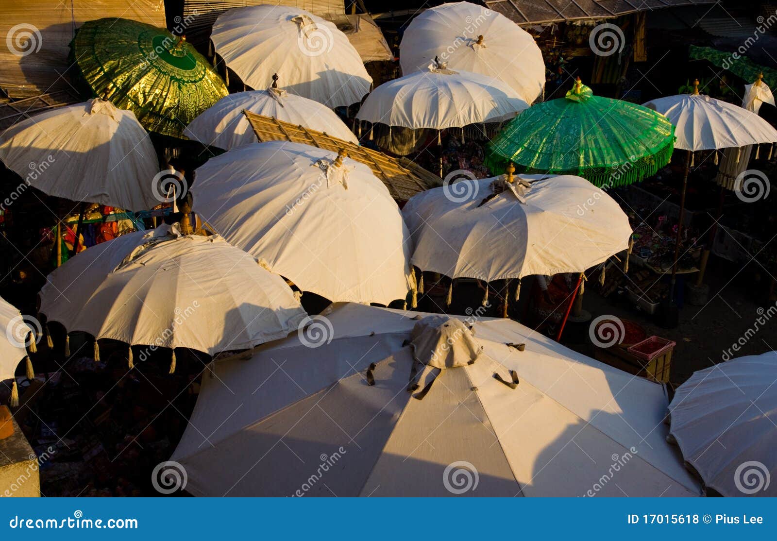 Umbrellas Shade Market Bali Stock Photo - Image of bali, balinese: 17015618