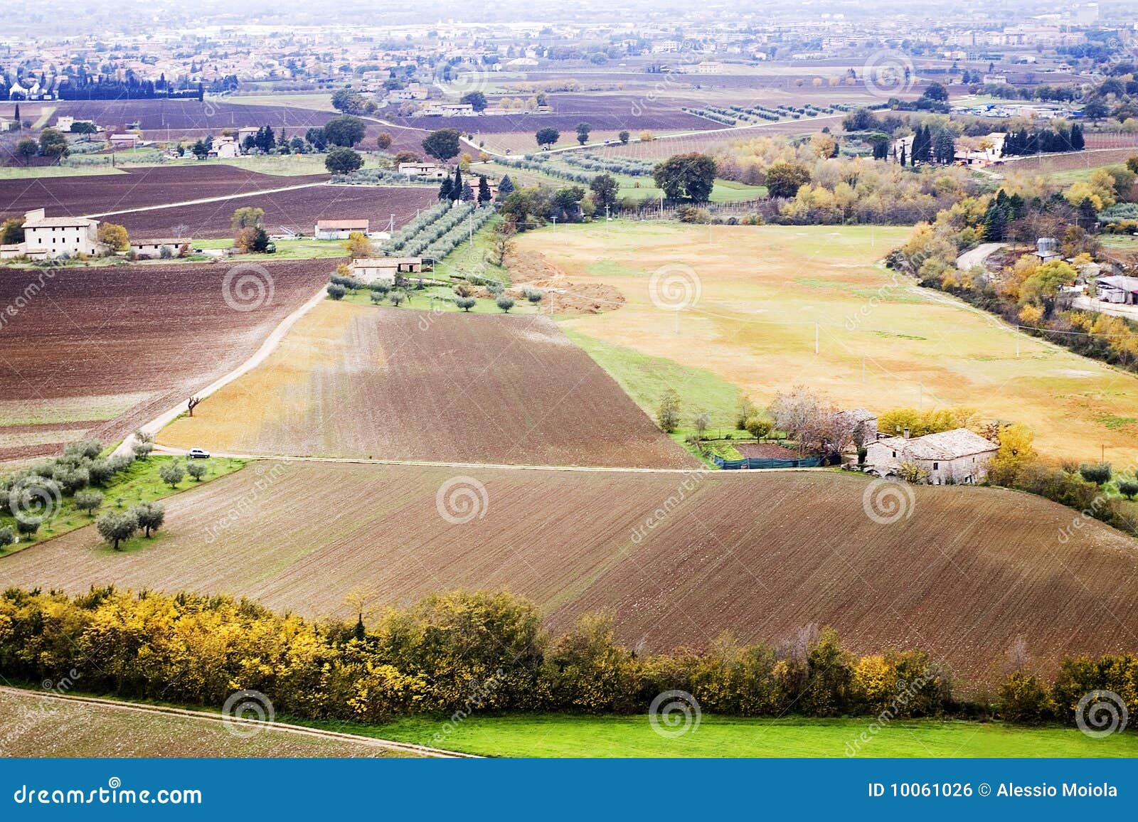 Umbrian Landscape in Autumn Stock Photo - Image of hills, italy: 10061026