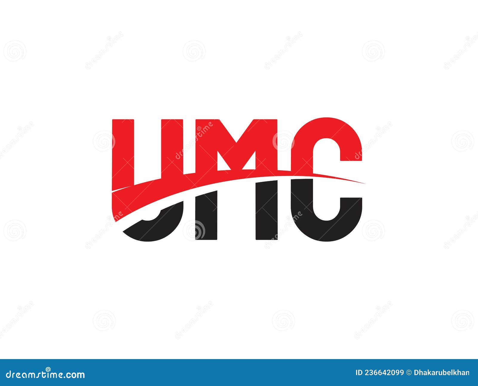 UMC Letter Initial Logo Design Vector Illustration Stock Vector ...