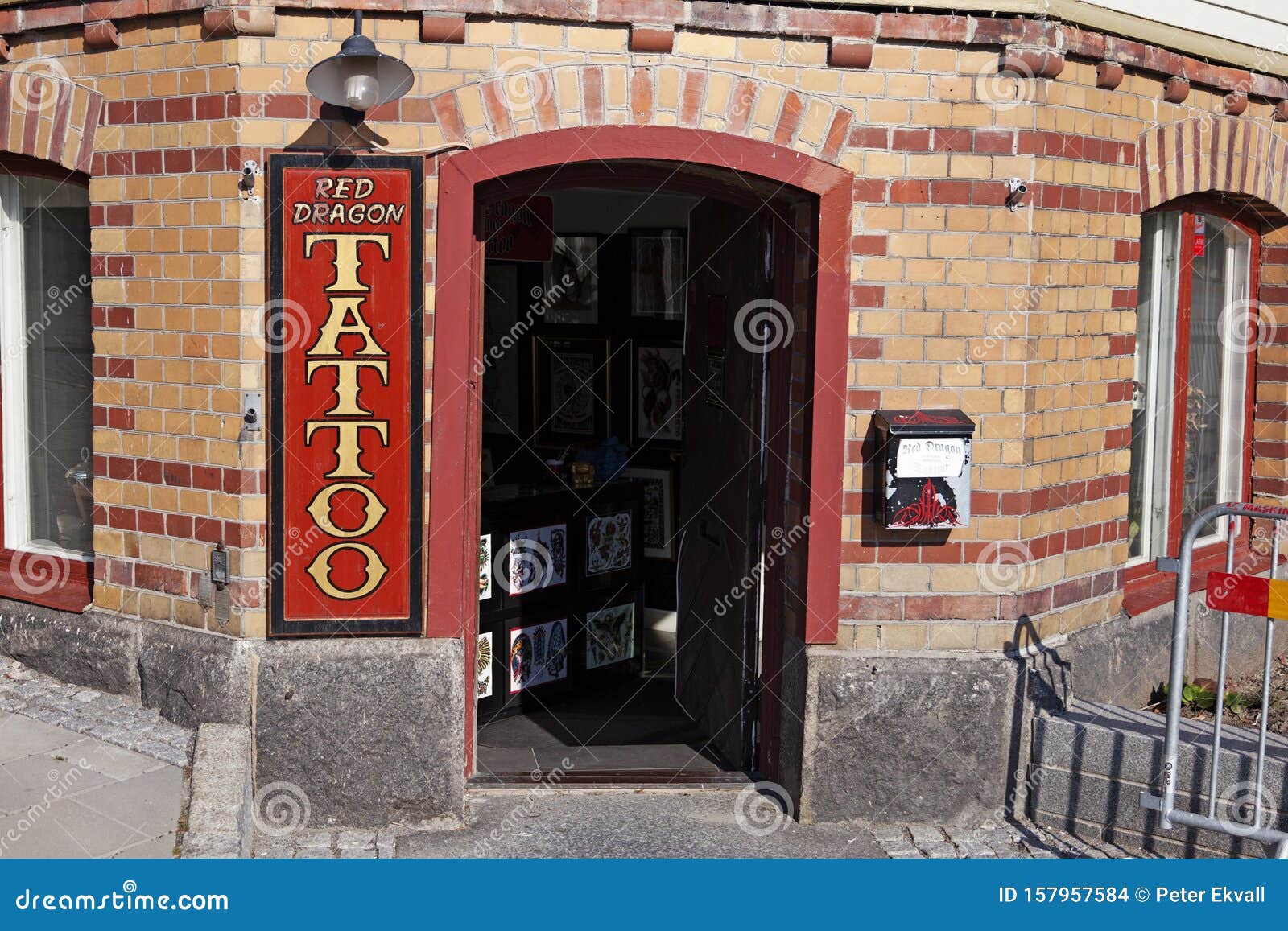 An Established Tattoo Studio by the River Editorial Stock Image - Image ...