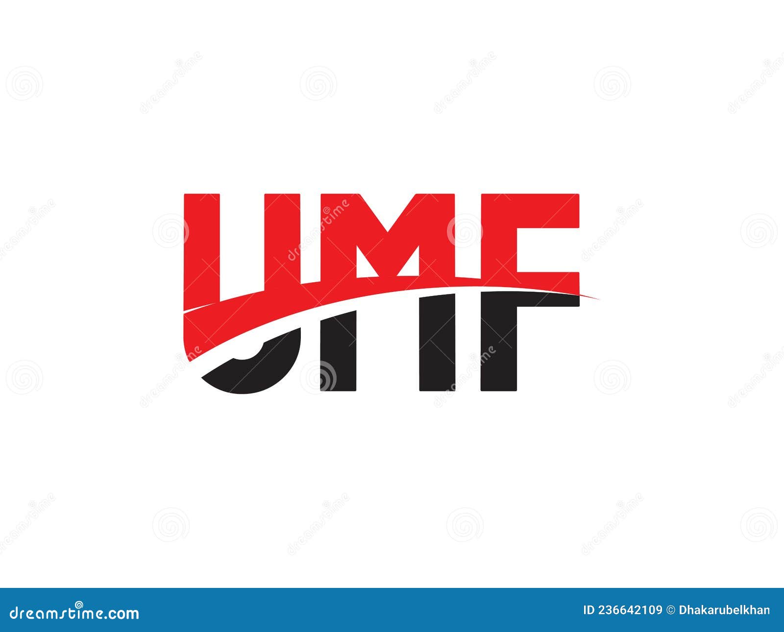 UMF Letter Initial Logo Design Vector Illustration Stock Vector ...