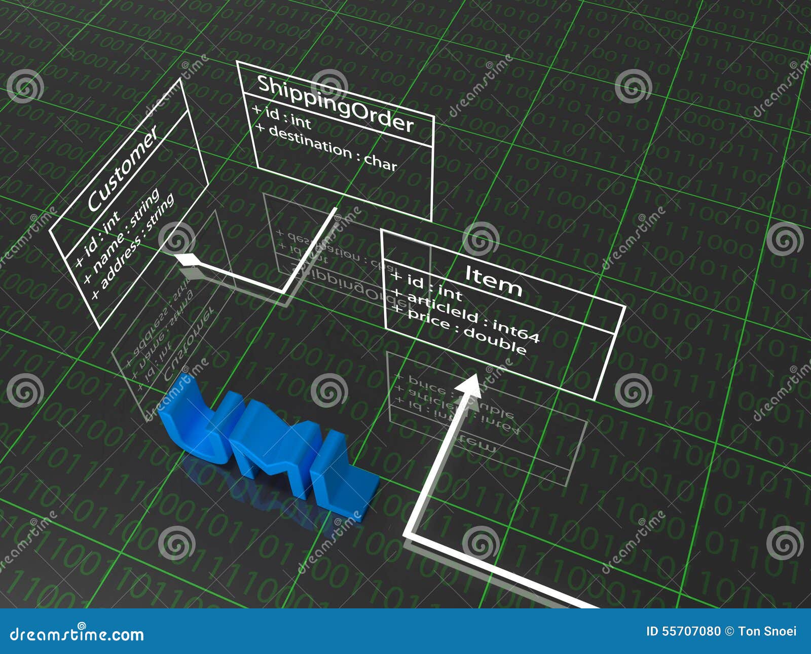 UML stock illustration. Illustration of architecture - 55707080