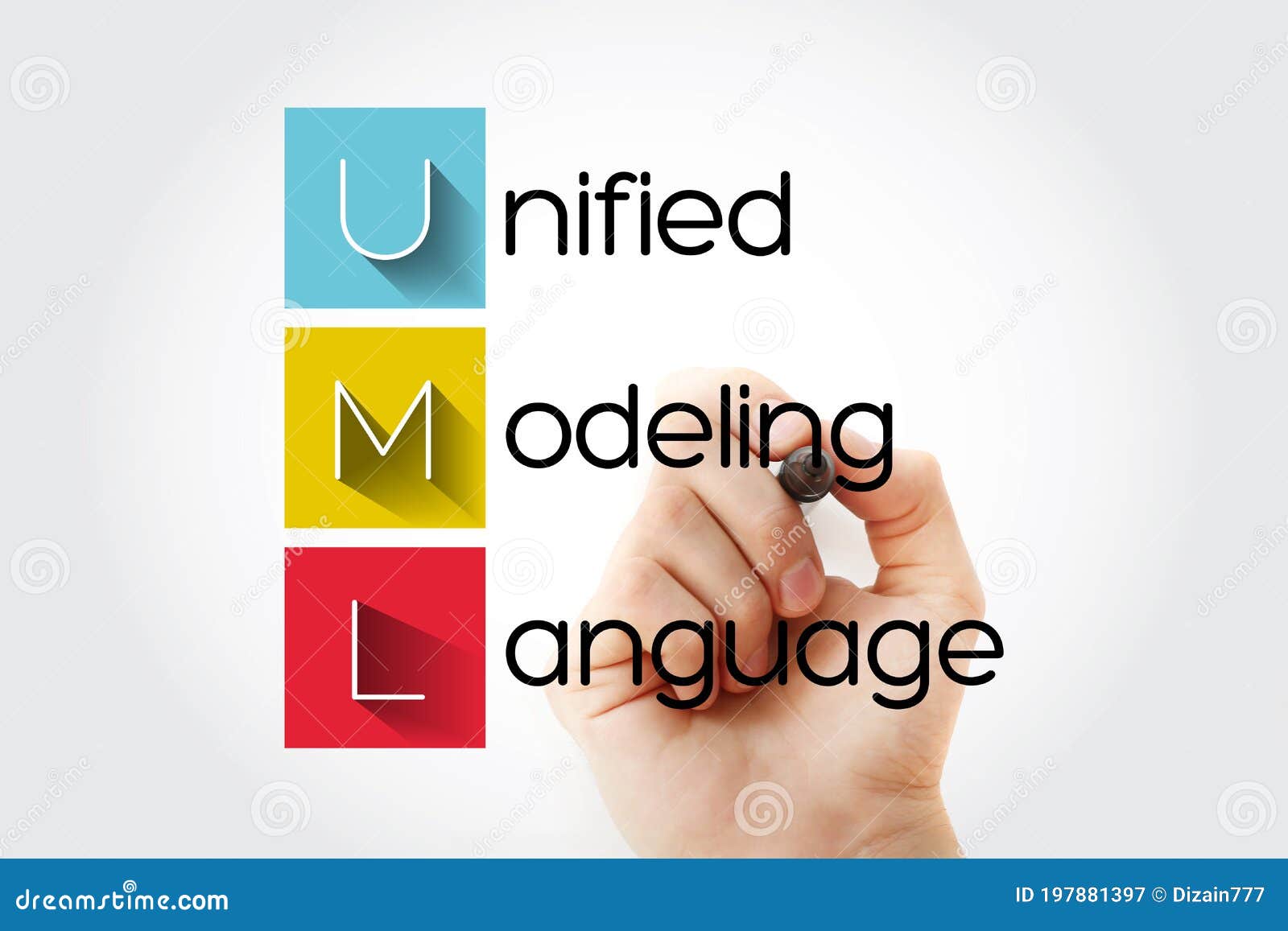 UML - Unified Modeling Language Acronym with Marker, Technology Concept ... UML - Unified Modeling Language Acronym with Marker, Technology Concept ...