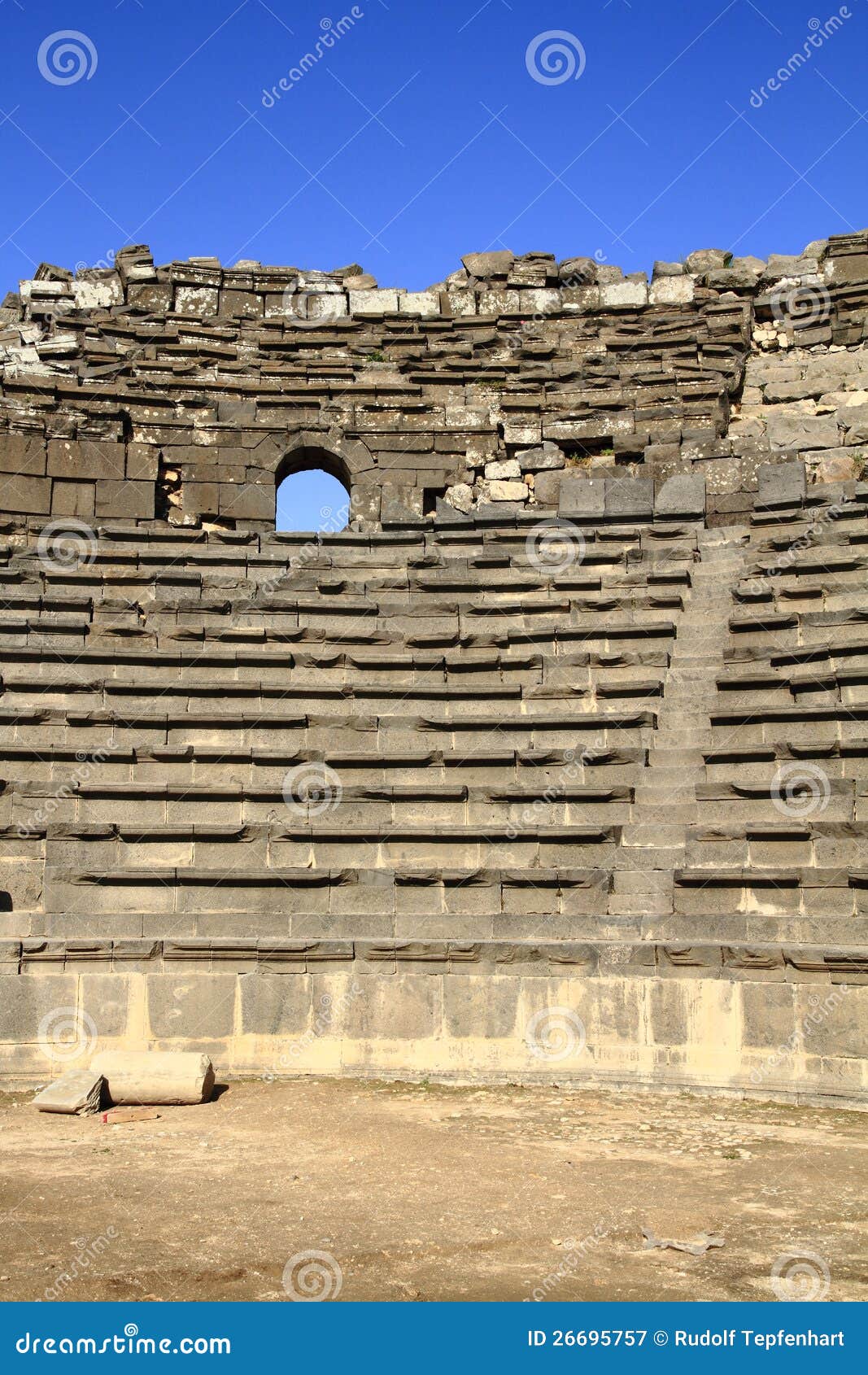 Umm Qais stock image. Image of arab, middle, fortress - 26695757