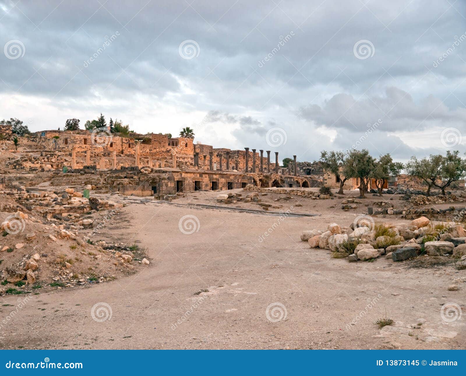 Umm Qais (Gadara), Jordan stock image. Image of asia - 13873145