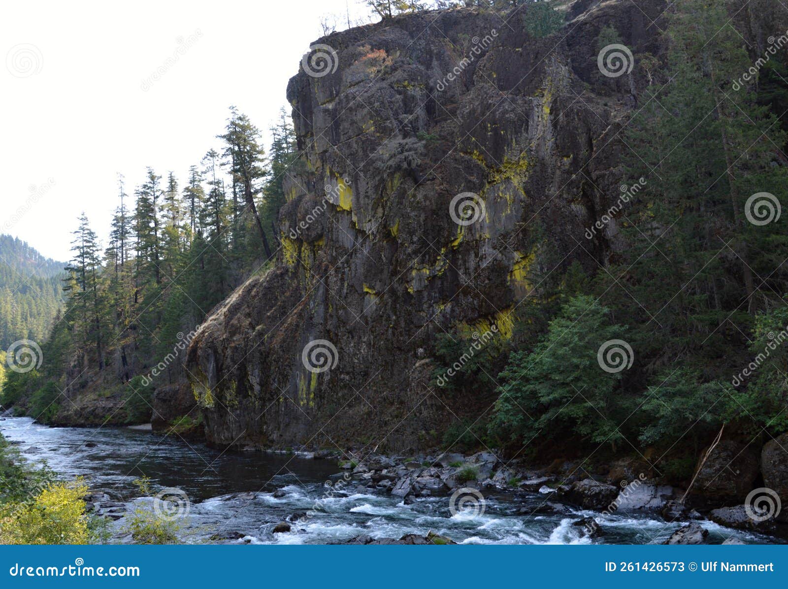 Umpqua River in the Cascade Range, Oregon Stock Image - Image of state ...