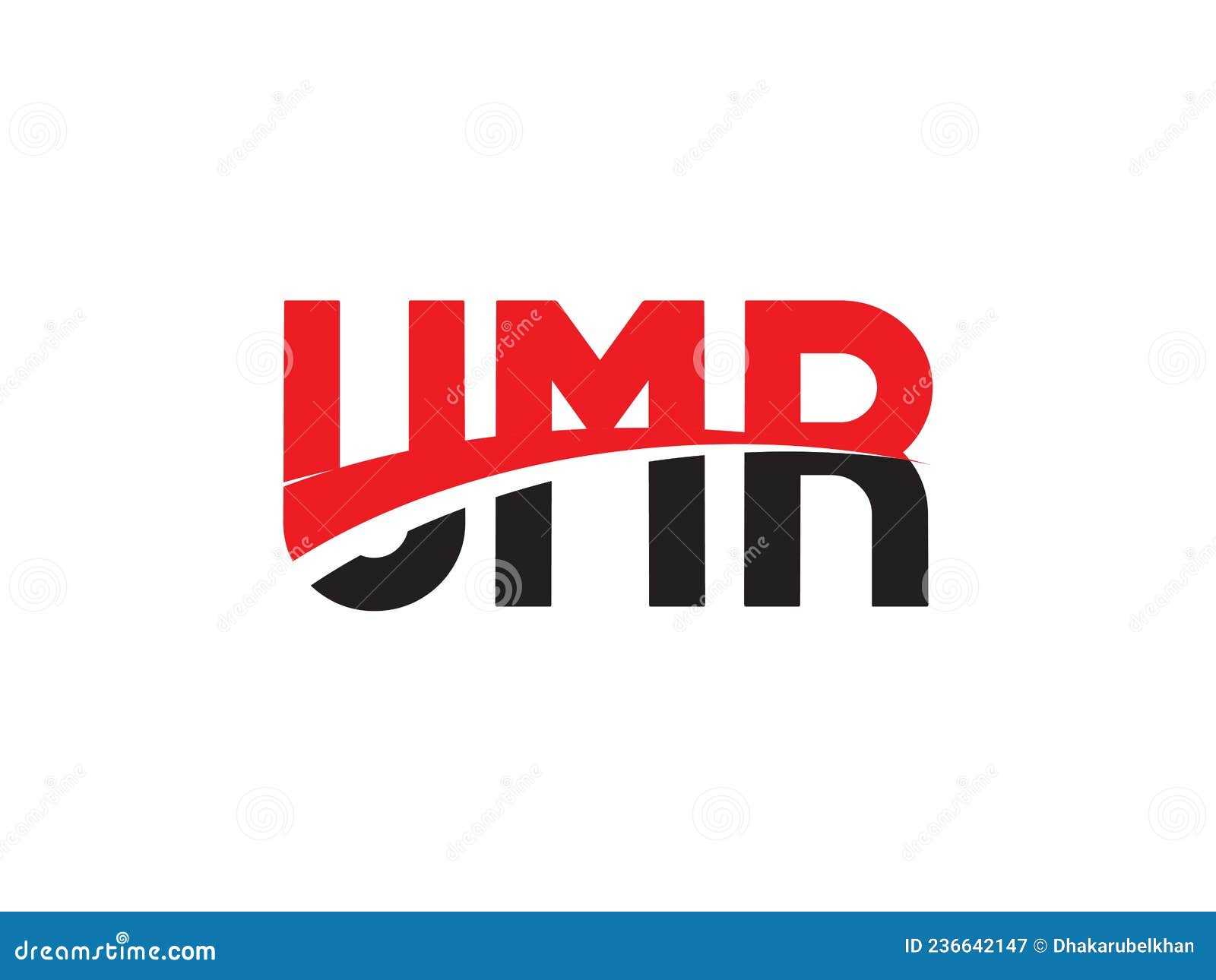 UMR Letter Initial Logo Design Vector Illustration Stock Vector ...